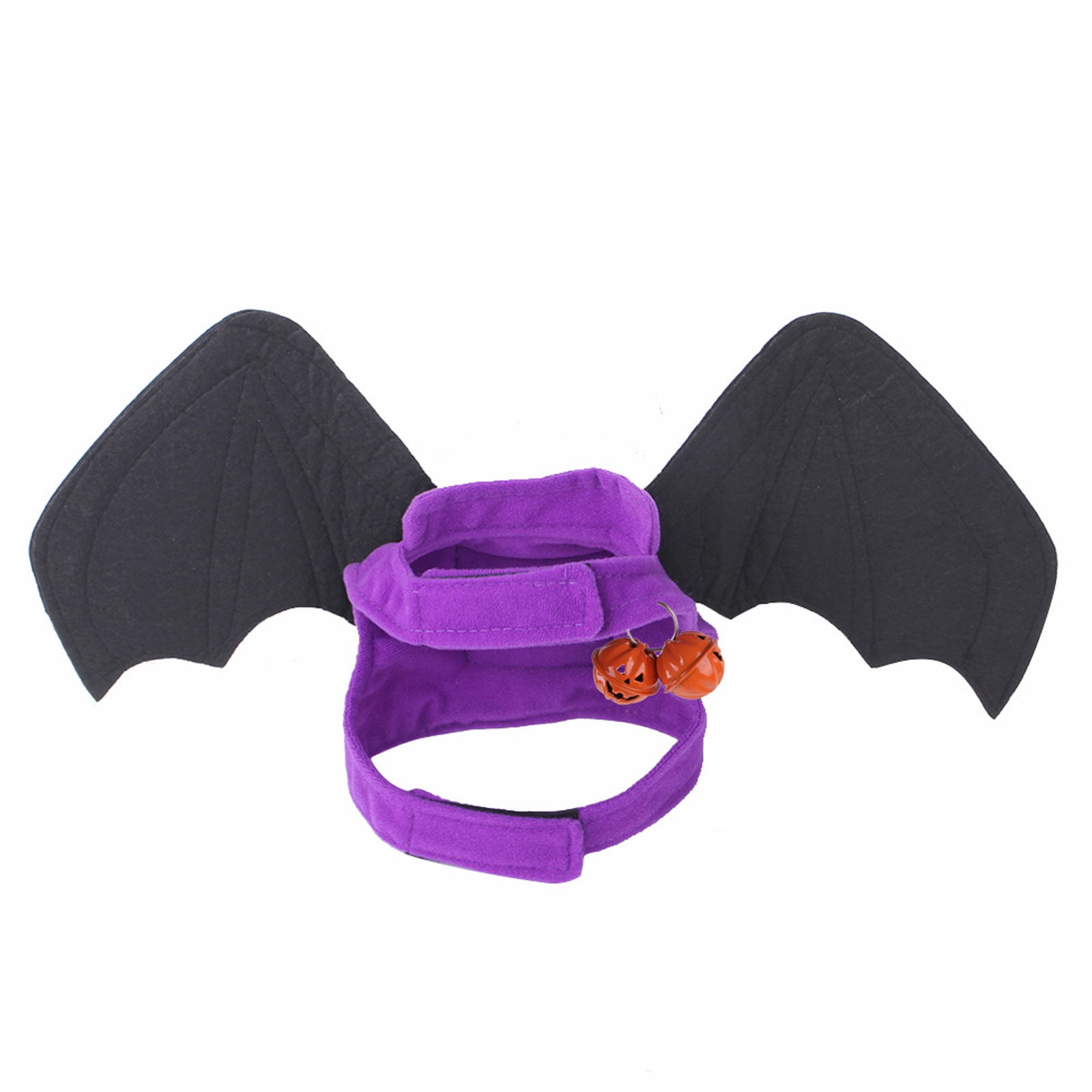 HeaCare Bat Wings with Bell Cat Halloween Costume, Cute Pet Costumes ...
