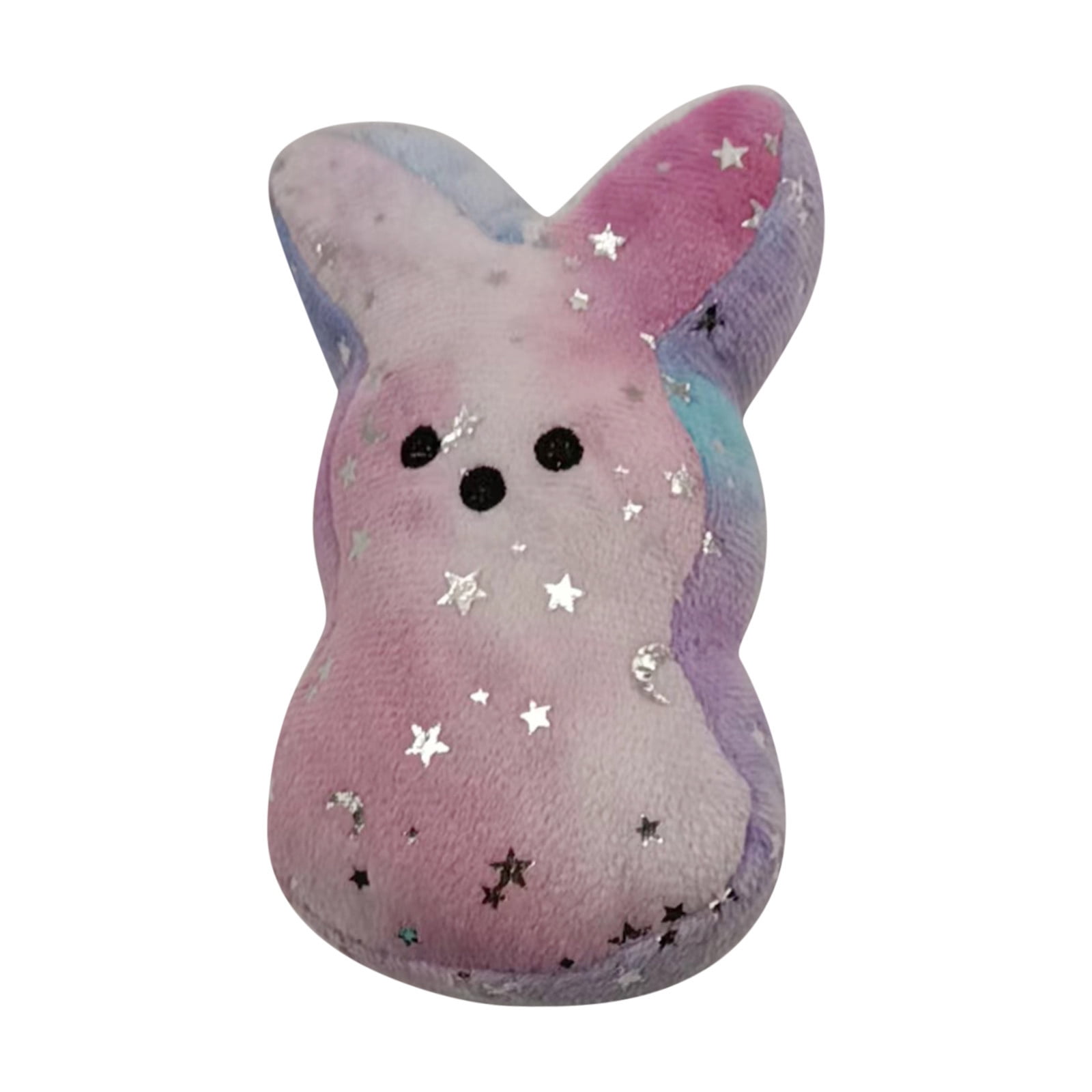 HeaCare Colored Peeps Bunny Plush Handheld Cute Shaggy Bunny Peep ...