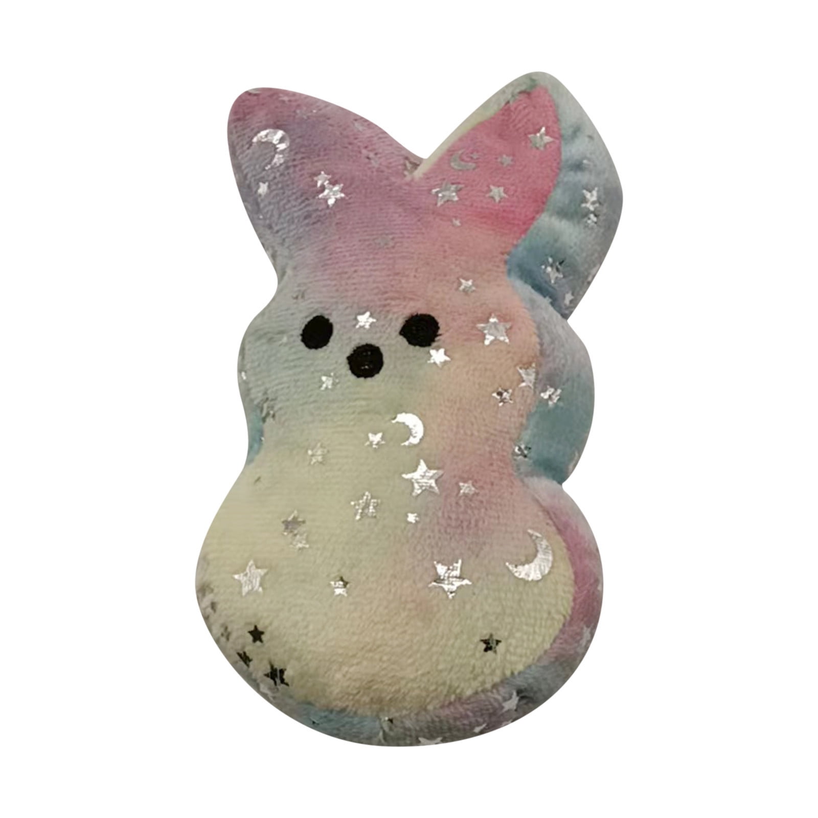 HeaCare Colored Peeps Bunny Plush Handheld Cute Shaggy Bunny Peep ...