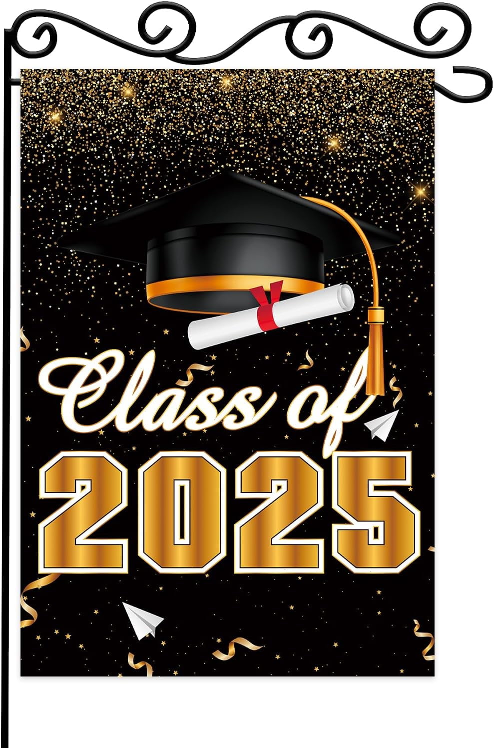 HeaCare Congrats Graduation Garden Flag,Graduates Caps Diploma Ceremony ...