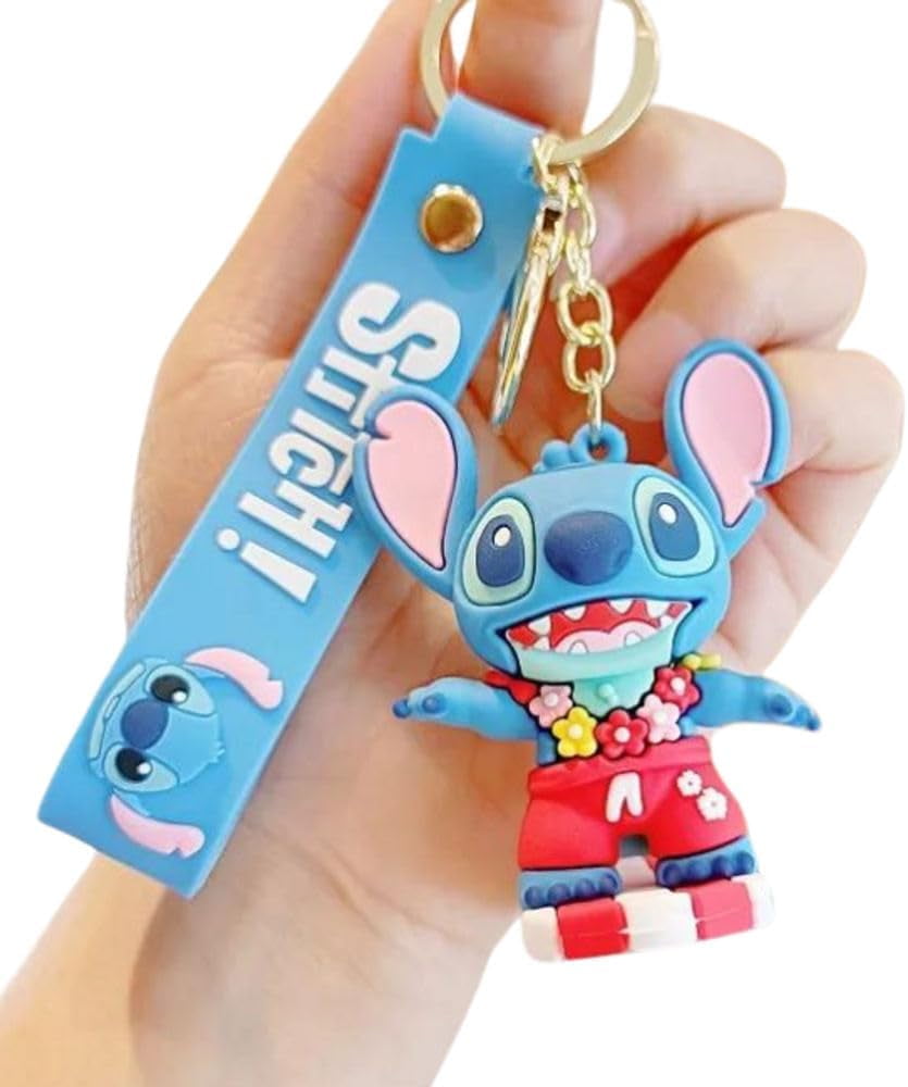 HeaCare Cute Kawaii Stitch Keychains for Kids, Girls & Boys,Backpack ...