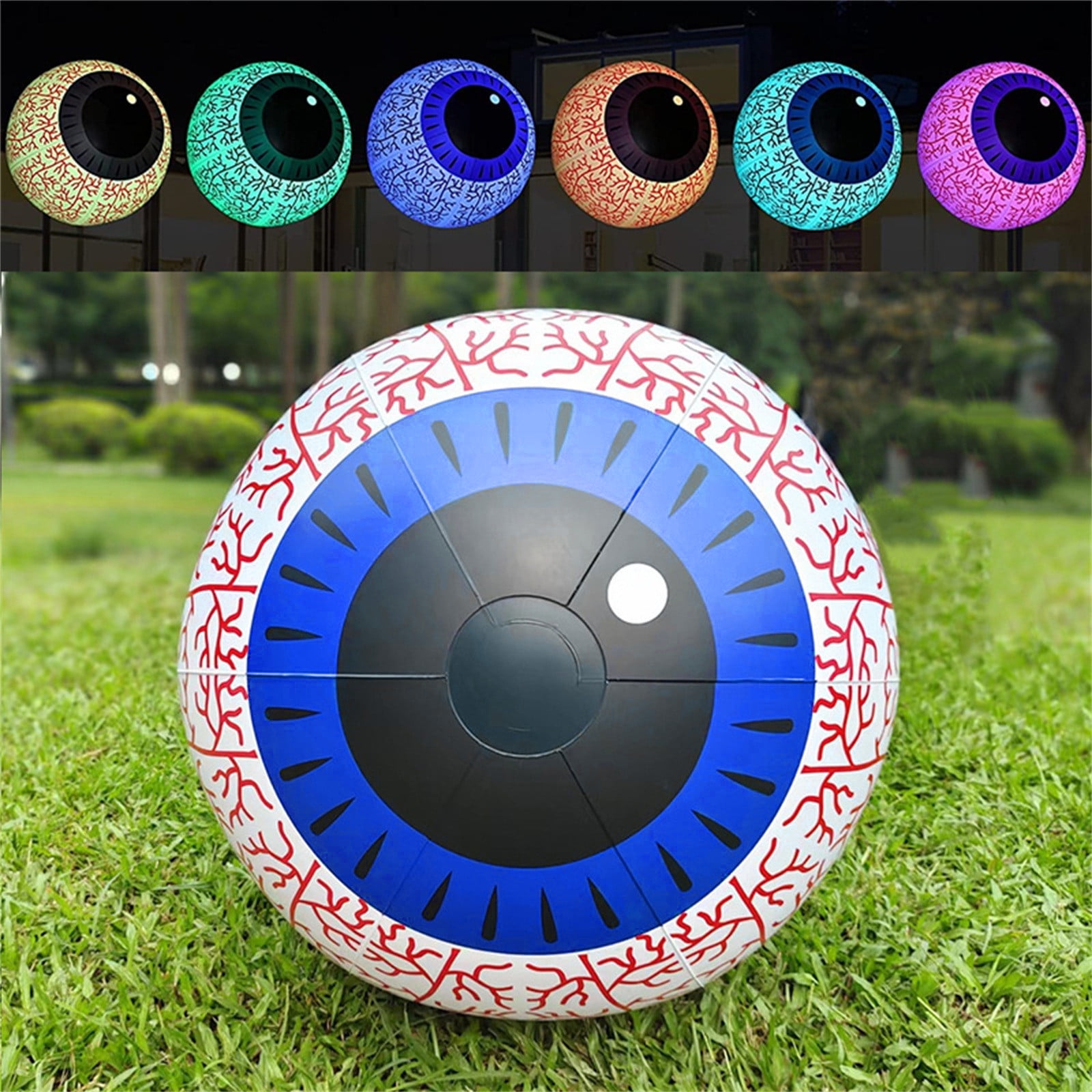 HeaCare Halloween Light Eyeball Halloween Decoration, Battery Powered ...