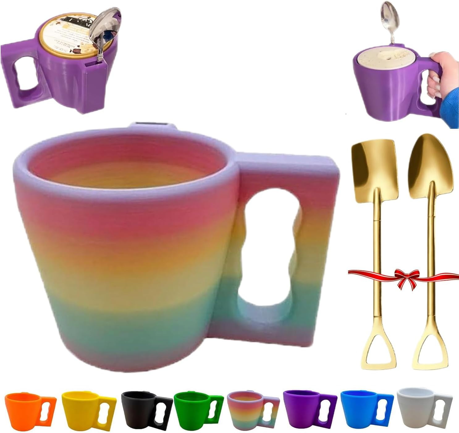 HeaCare Ice Cream Pint Holder, Popsicle Sleeves, Reusable 3D Printed ...