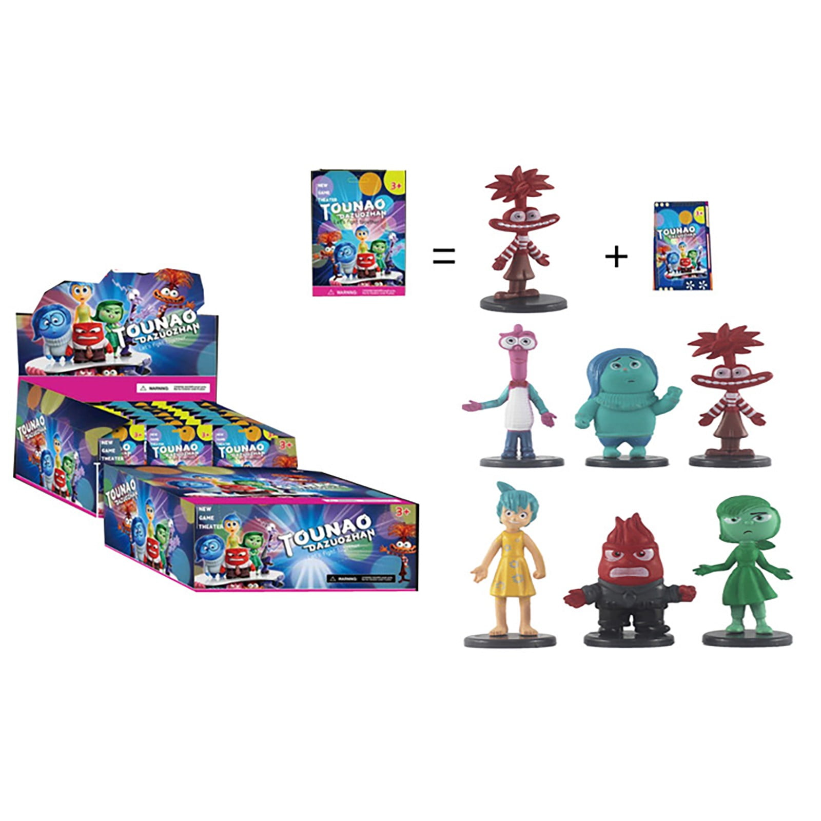HeaCare Inside Out 2 Series Figures, Anger Cartoon Theme Figure ...