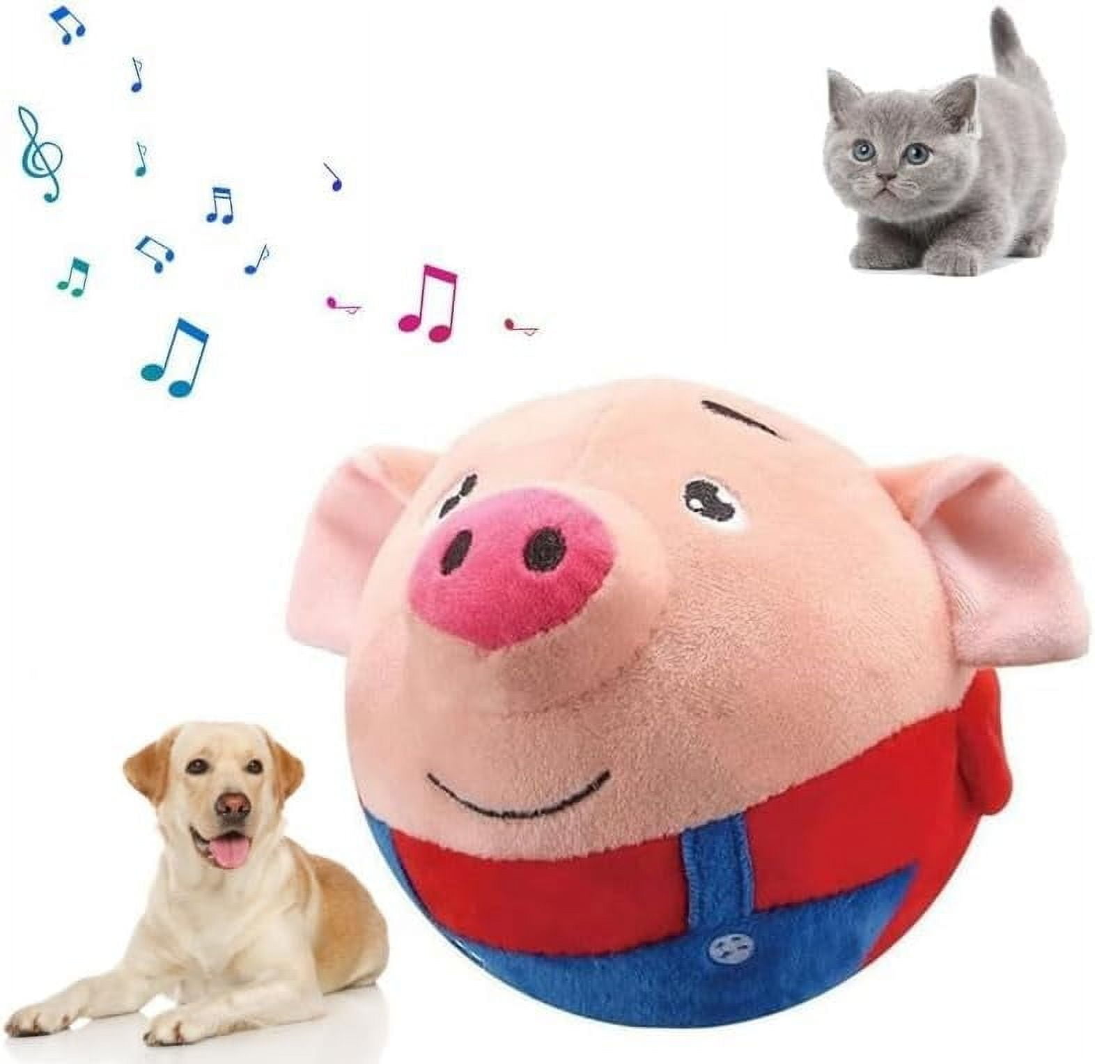 HeaCare Interactive Dog Toys for Boredom, Active Moving Pet Plush Toy ...