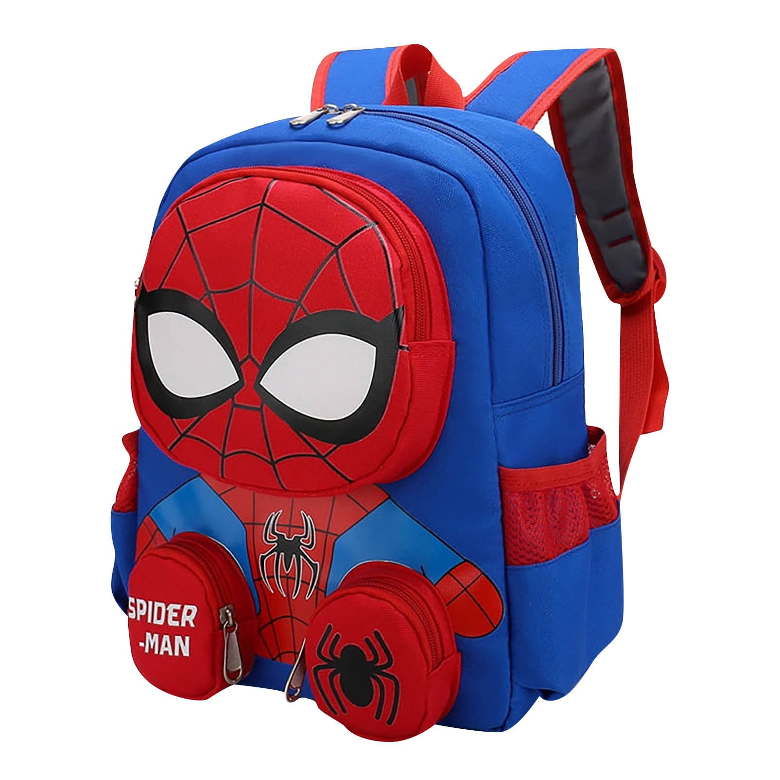 HeaCare Spiderman Mini Backpack, Red Black Small Backpack for Kids ...