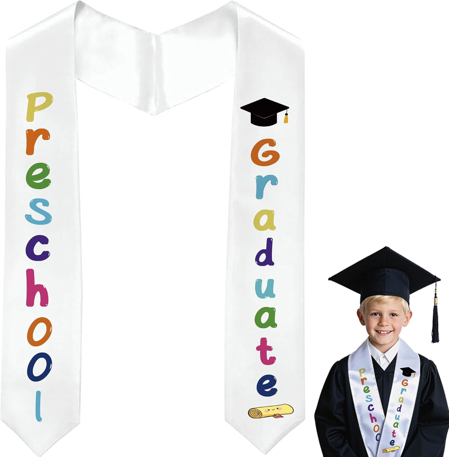 HeaCare Kindergarten Preschool Graduation Sash, Unisex Kindergarten ...