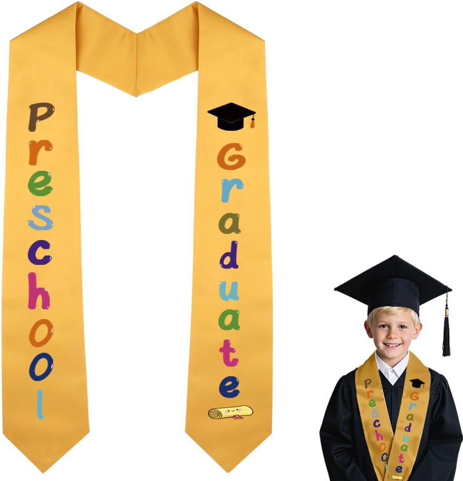 HeaCare Kindergarten Preschool Graduation Sash, Unisex Kindergarten ...