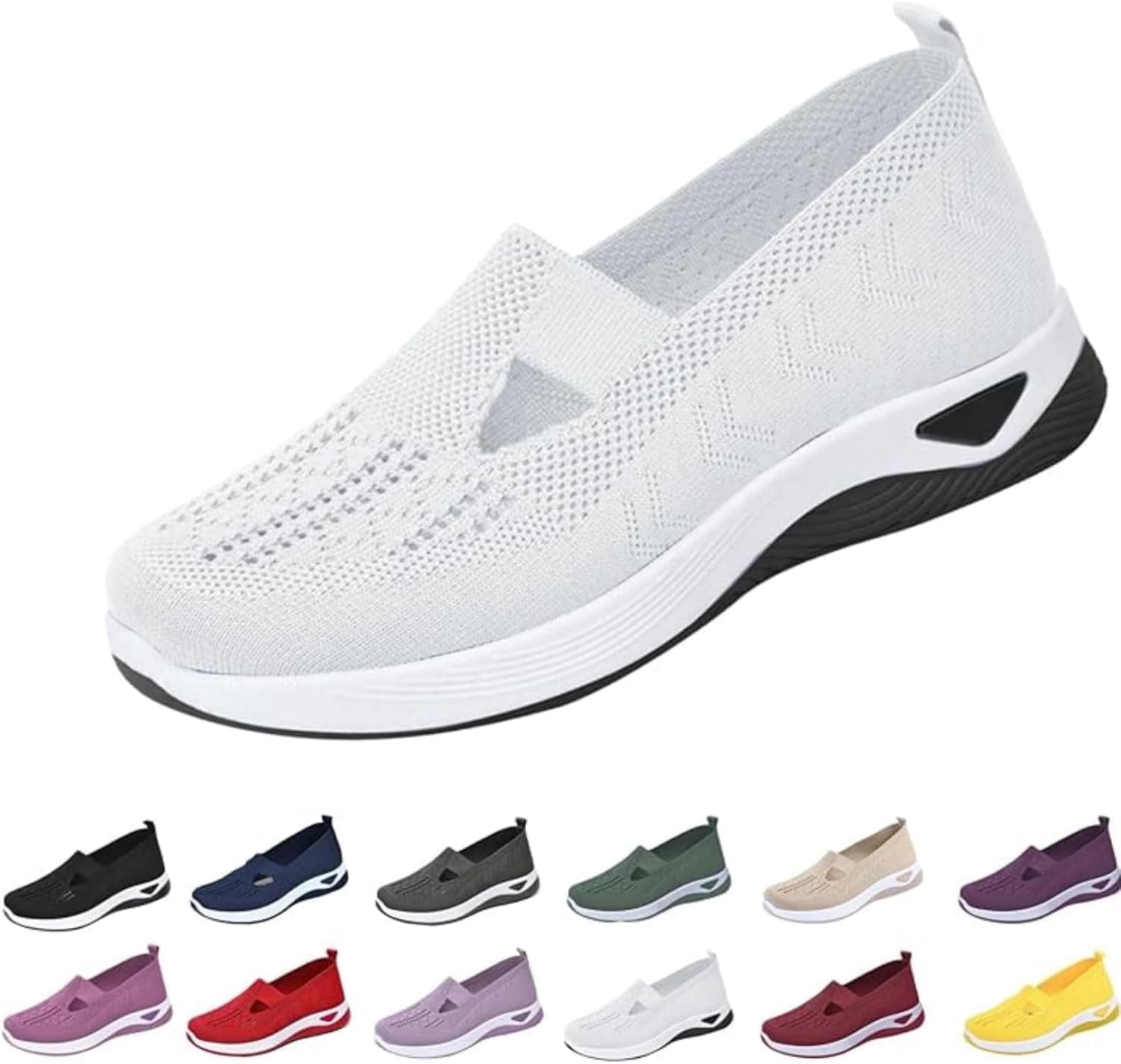 RUPKUL Orthowalk Shoes for Women Orthopedic Arch Support Woven Mesh ...