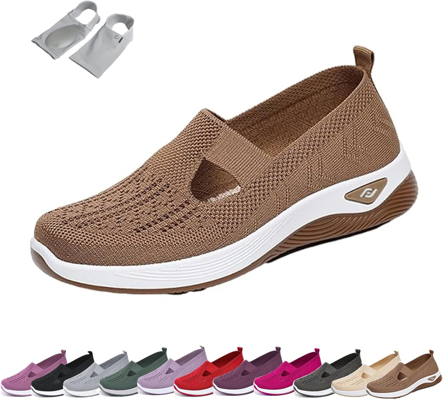 HeaCare Orthowalkway Womens Shoes, Women's Woven Orthopedic Breathable ...