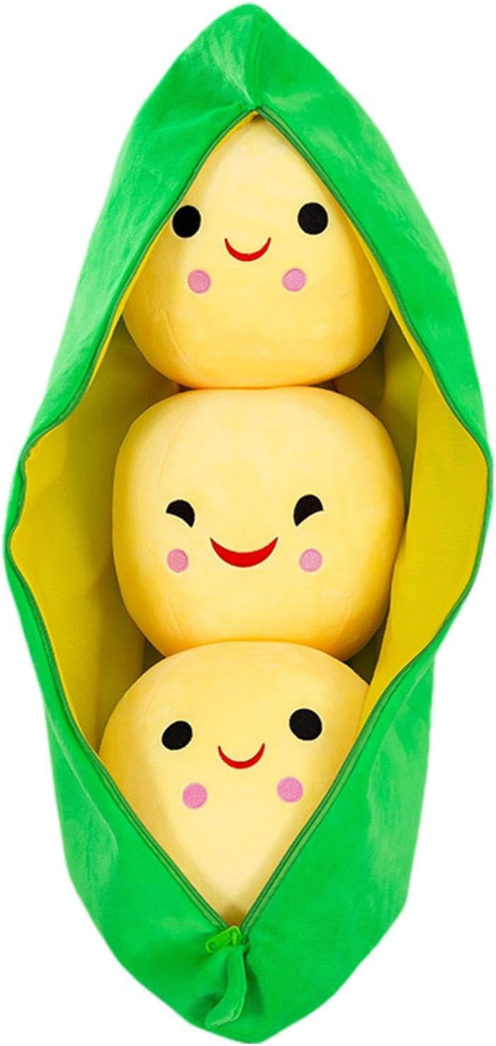 HeaCare Pea Stuffed Toys - Decorative Pea Throw Pillow | Stuffed Toy ...