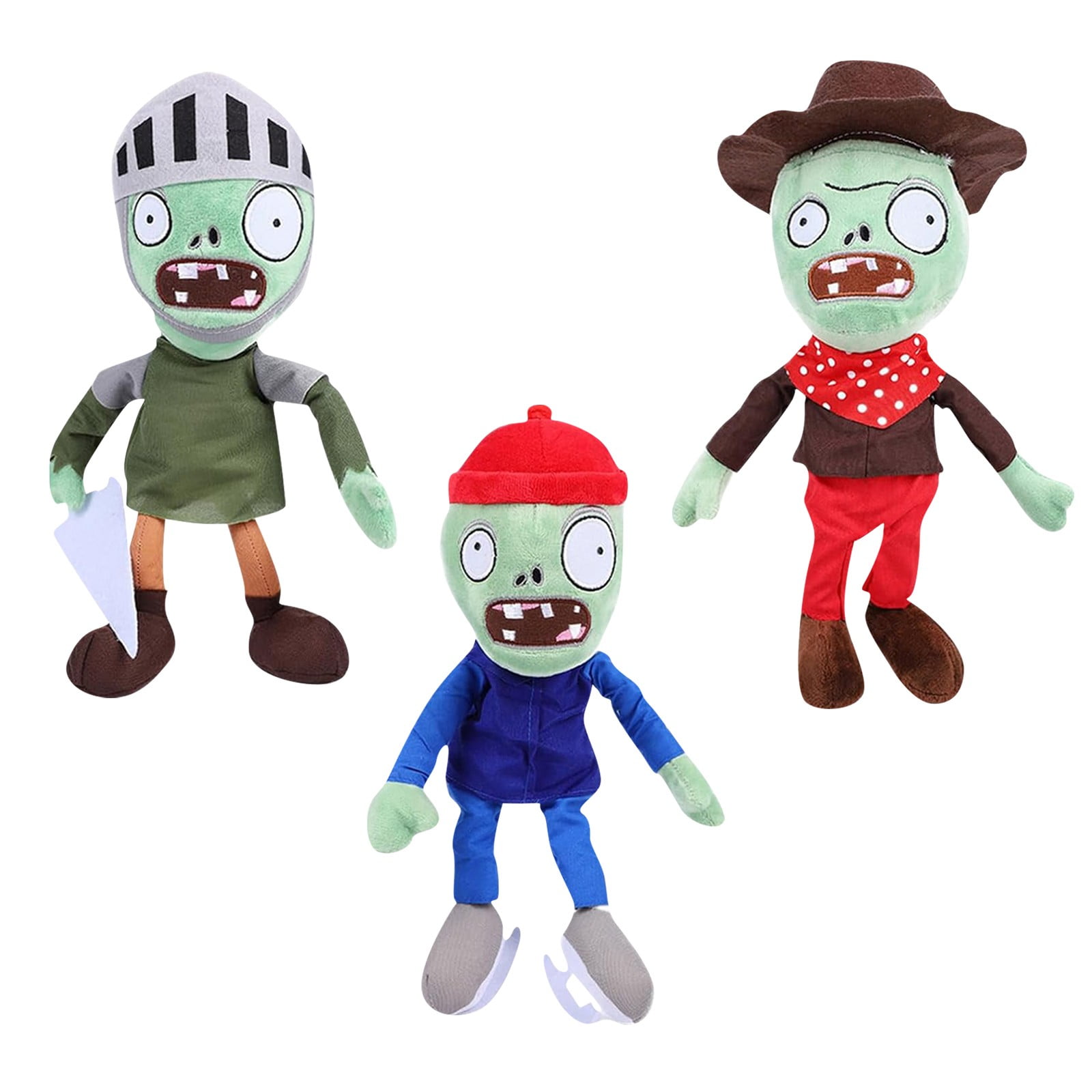 HeaCare Plants vs. Zombies Series Knight Zombie Plush Toys, 11" Soft ...