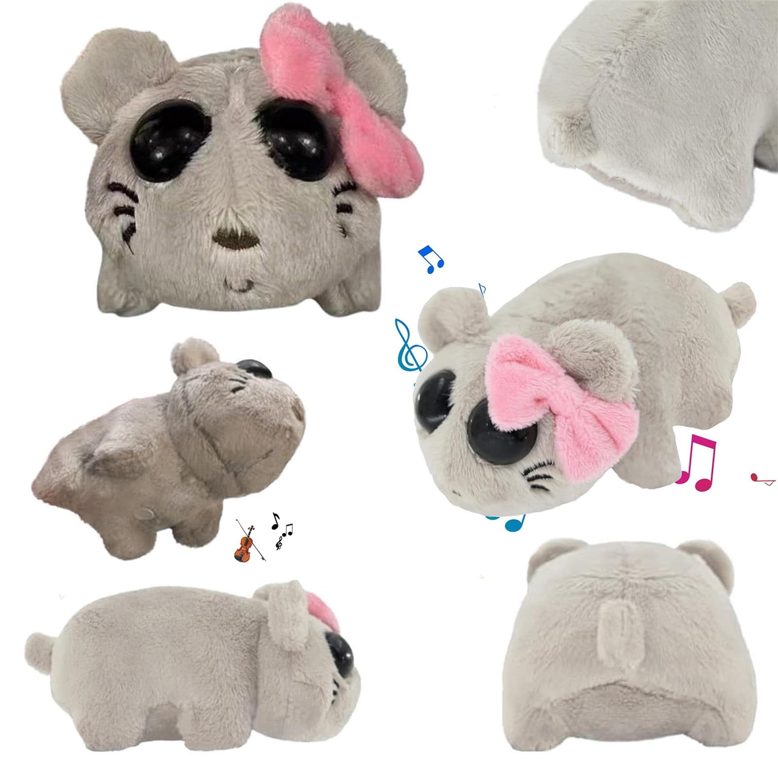 HeaCare Sad Hamster Plush Toy, Cute Hamster Figure Doll, Hamster Cuddly ...