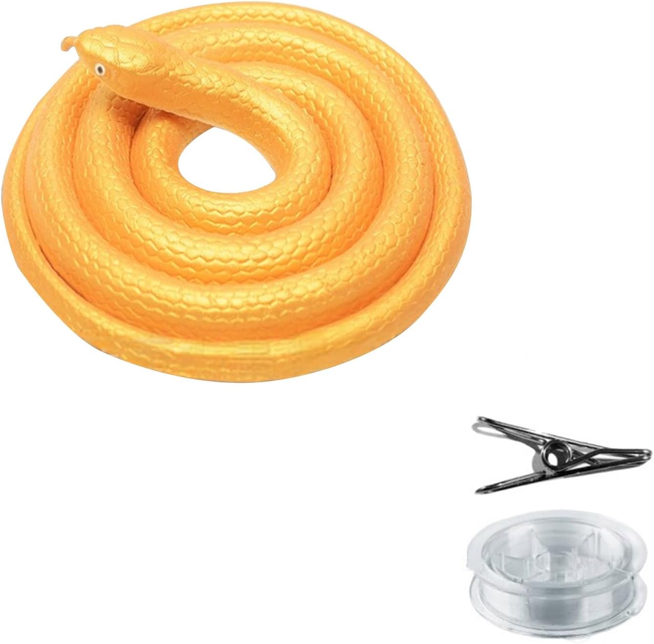HeaCare Snake Prank with String Clip, Golf Snake Prank, Rubber Snakes ...