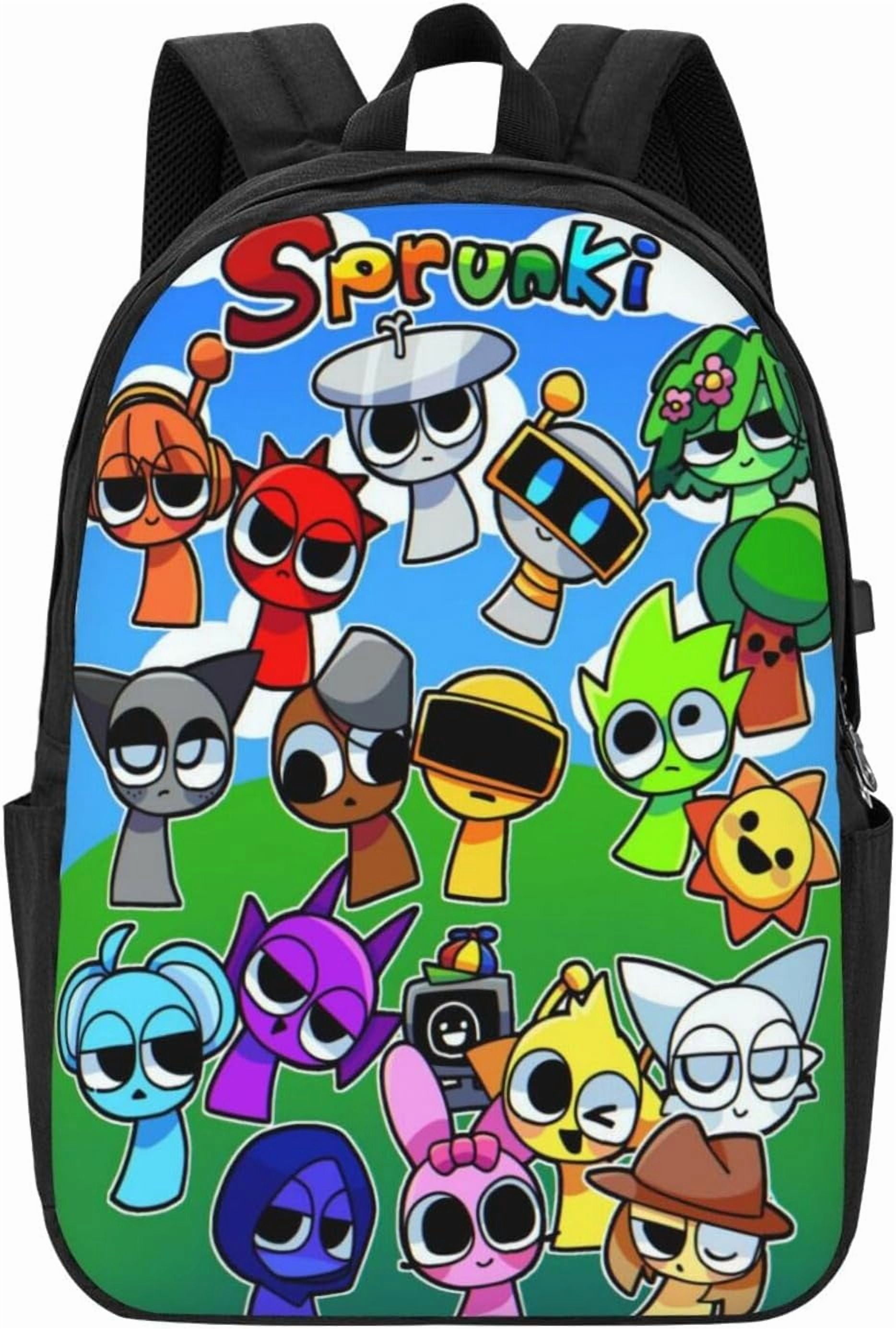 HeaCare Sprunki Lightweight Large Capacity Laptop Backpack 17" Sprunki ...