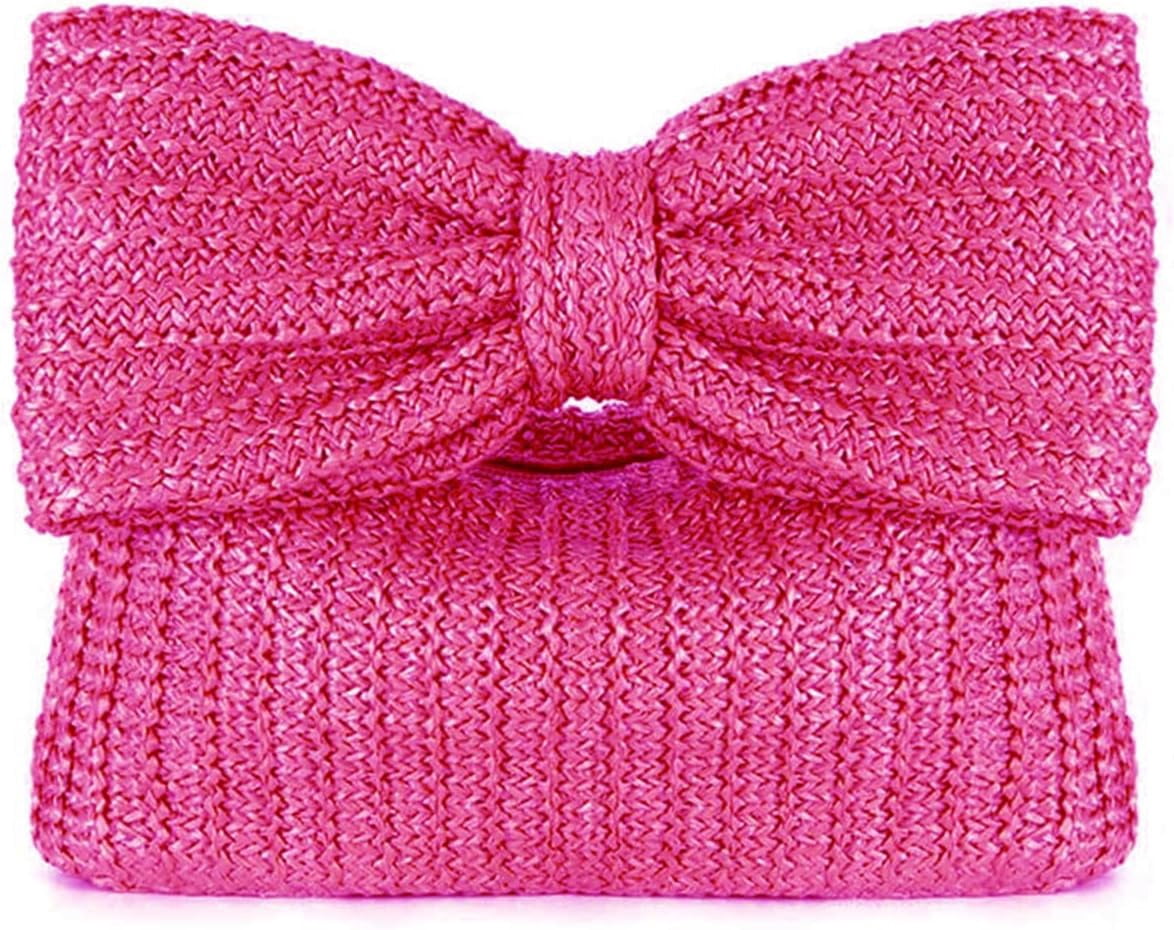 HeaCare Summer Straw Clutch Purses for Women Handmade Woven Straw ...