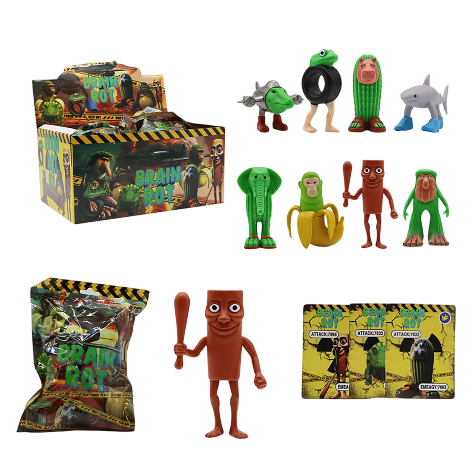 HeaCare Tralalero Tralala and Tung Tung Tung Sahur Blind Box, Italian ...