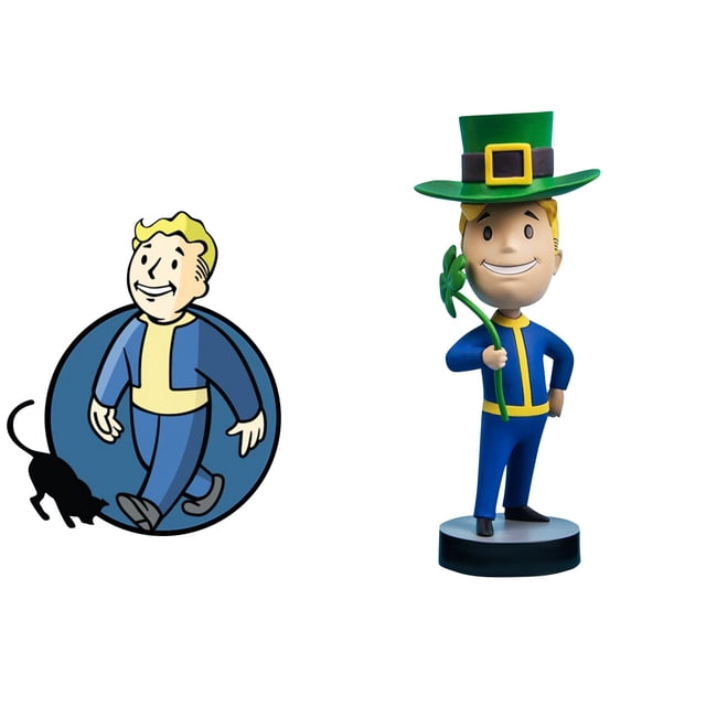 HeaCare Fallout Vault Boy Figure Toys, 5.9" Fallout Vault Boy ...