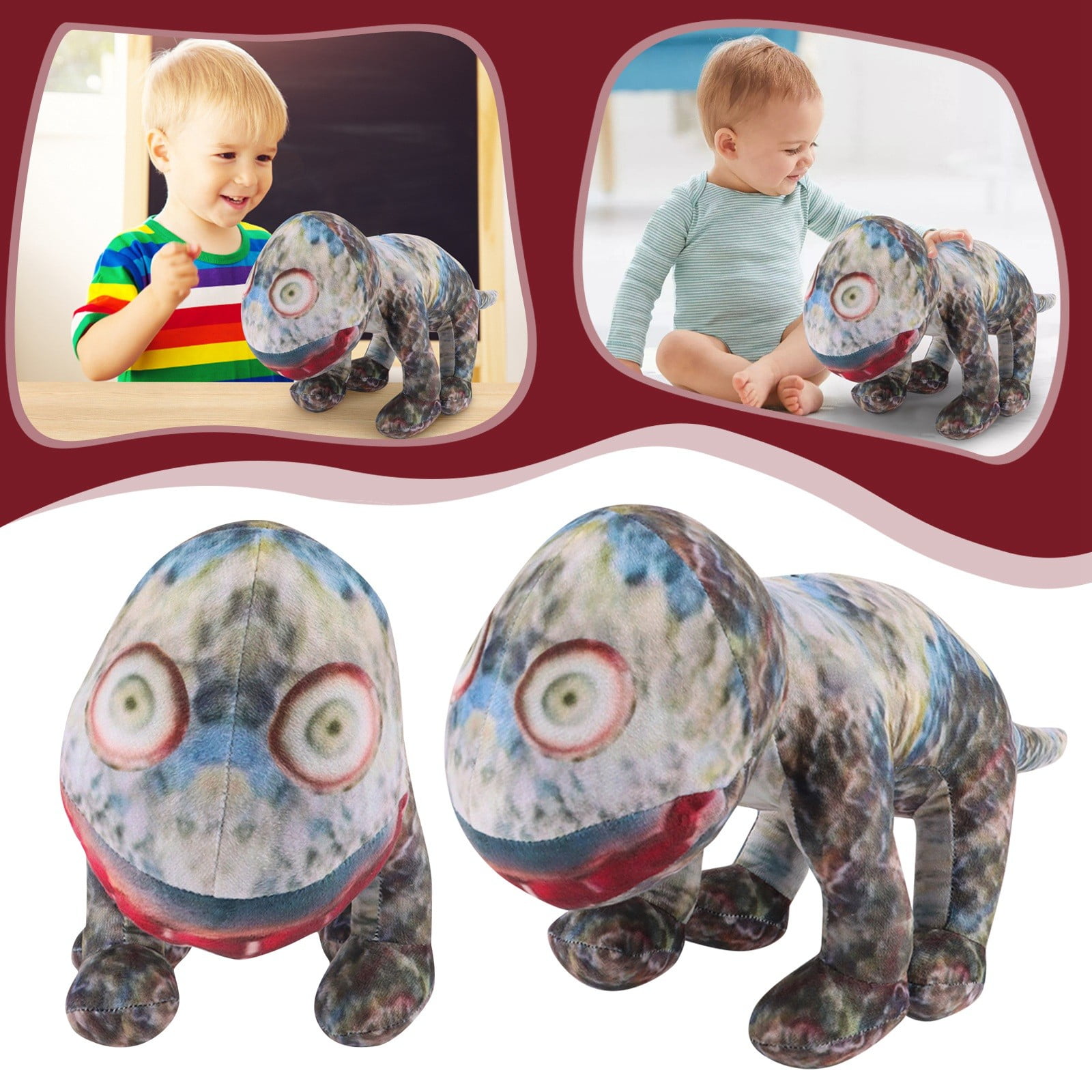 HeaCare Zoonomaly Friendly Lizard Stuffed Animals, 7.8" Zoonomaly ...