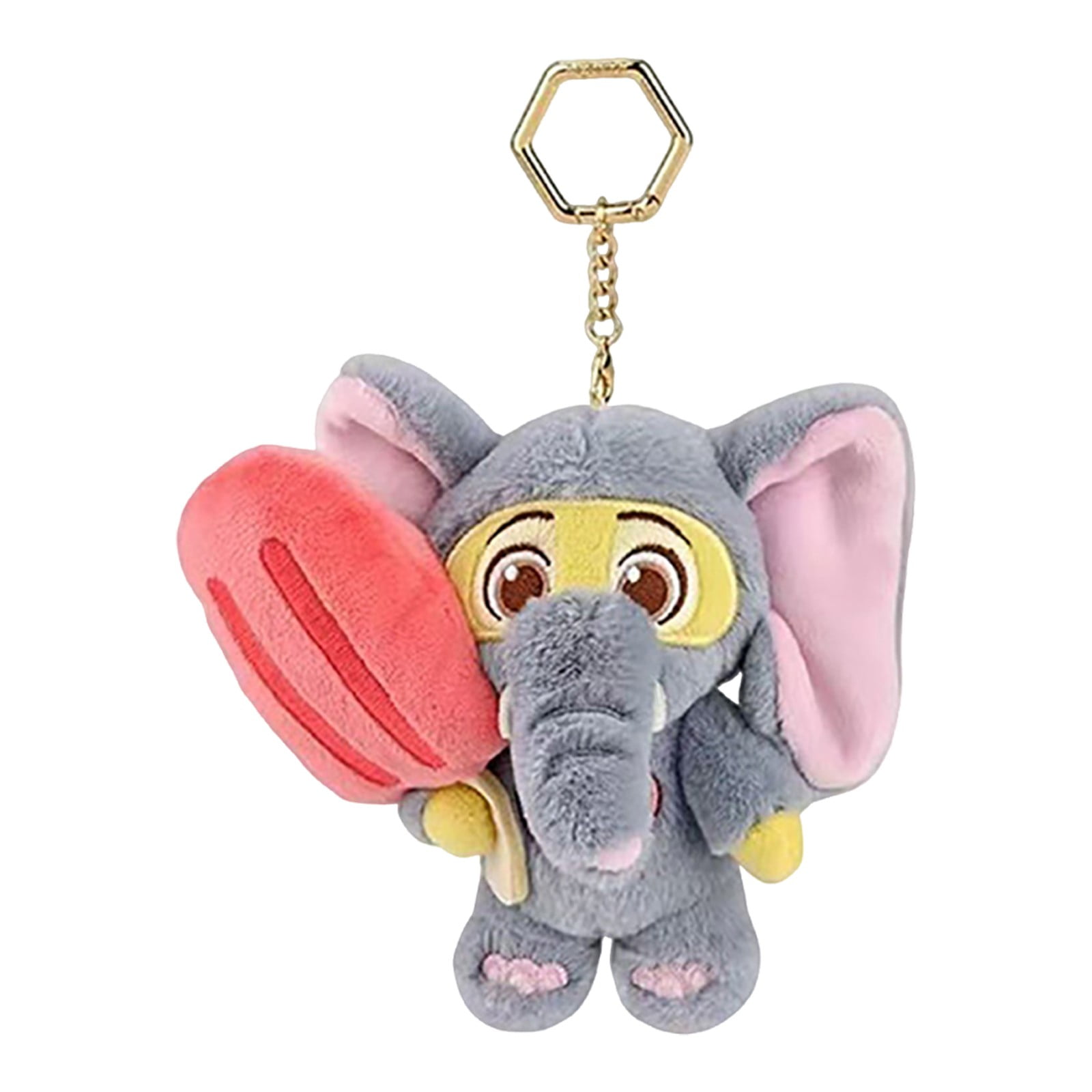 HeaCare Zootopia Series Elephant Keychain: Gray Elephant with Ice Cream ...