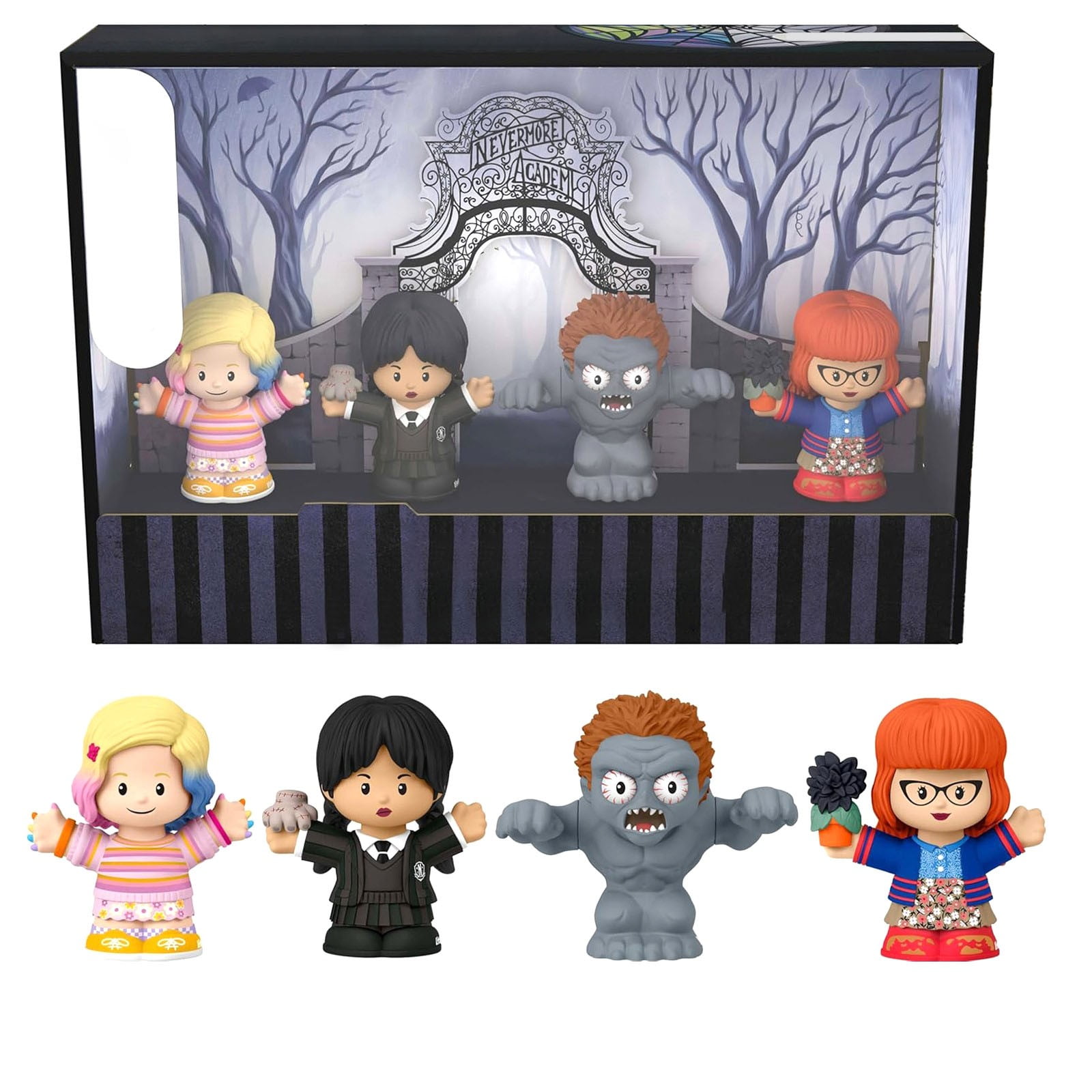 HeaDream 2.5" Wednesday Addams Figure Set Series Peripheral Toys, Novel ...