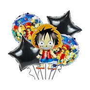 3 pc set Luffy One piece Anime Cartoon Happy Birthday Balloons for ...