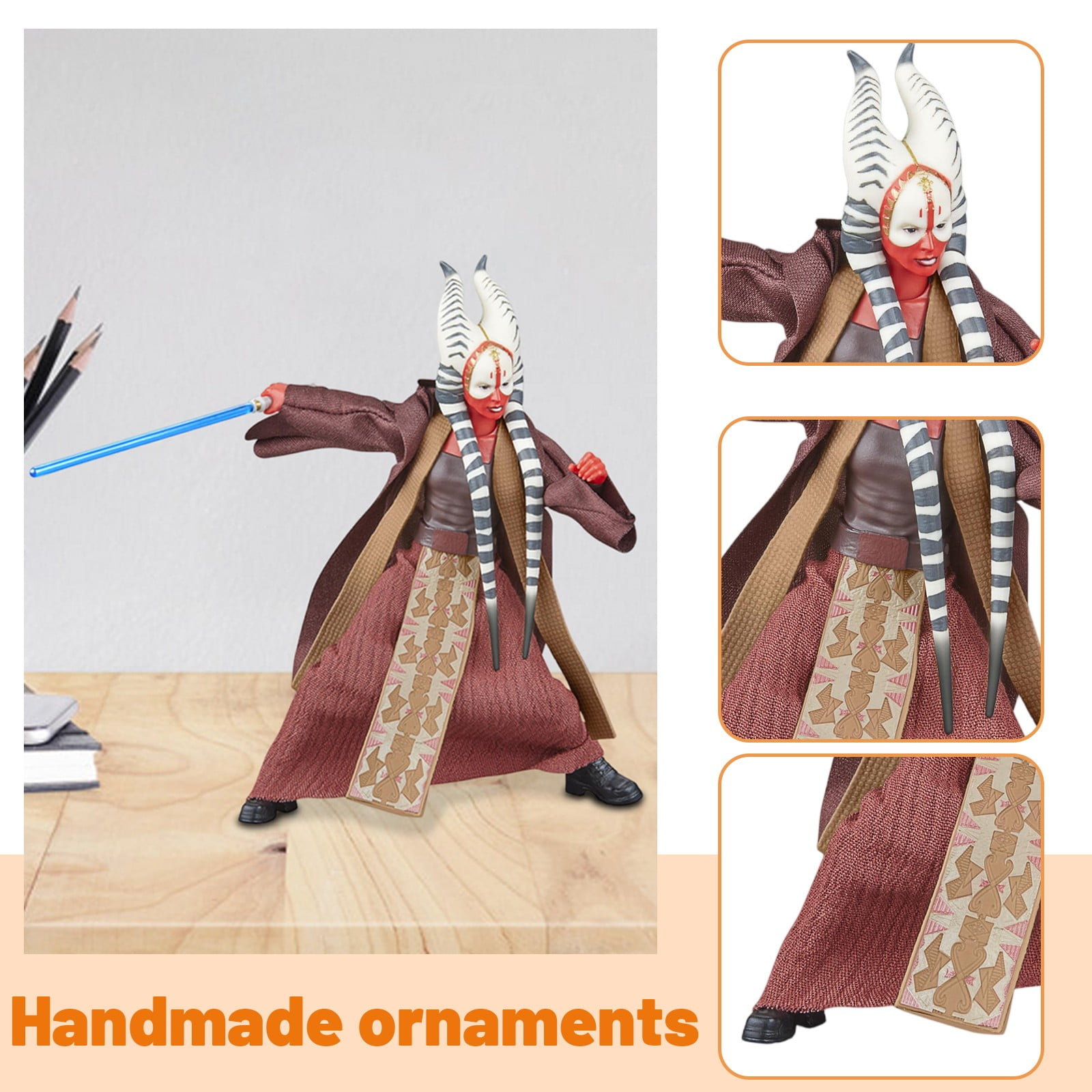 HeaDream 6 Inch Space Odyssey Creative Resin Toy Model Ahsoka Tano ...