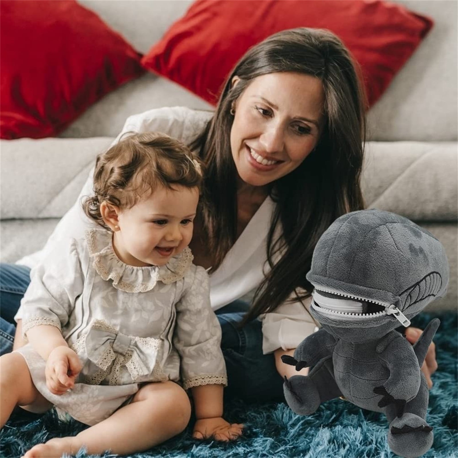 HeaDream Alien Xenomorph Plush Monster Alien Plush Toy, 9.8" Cartoon ...