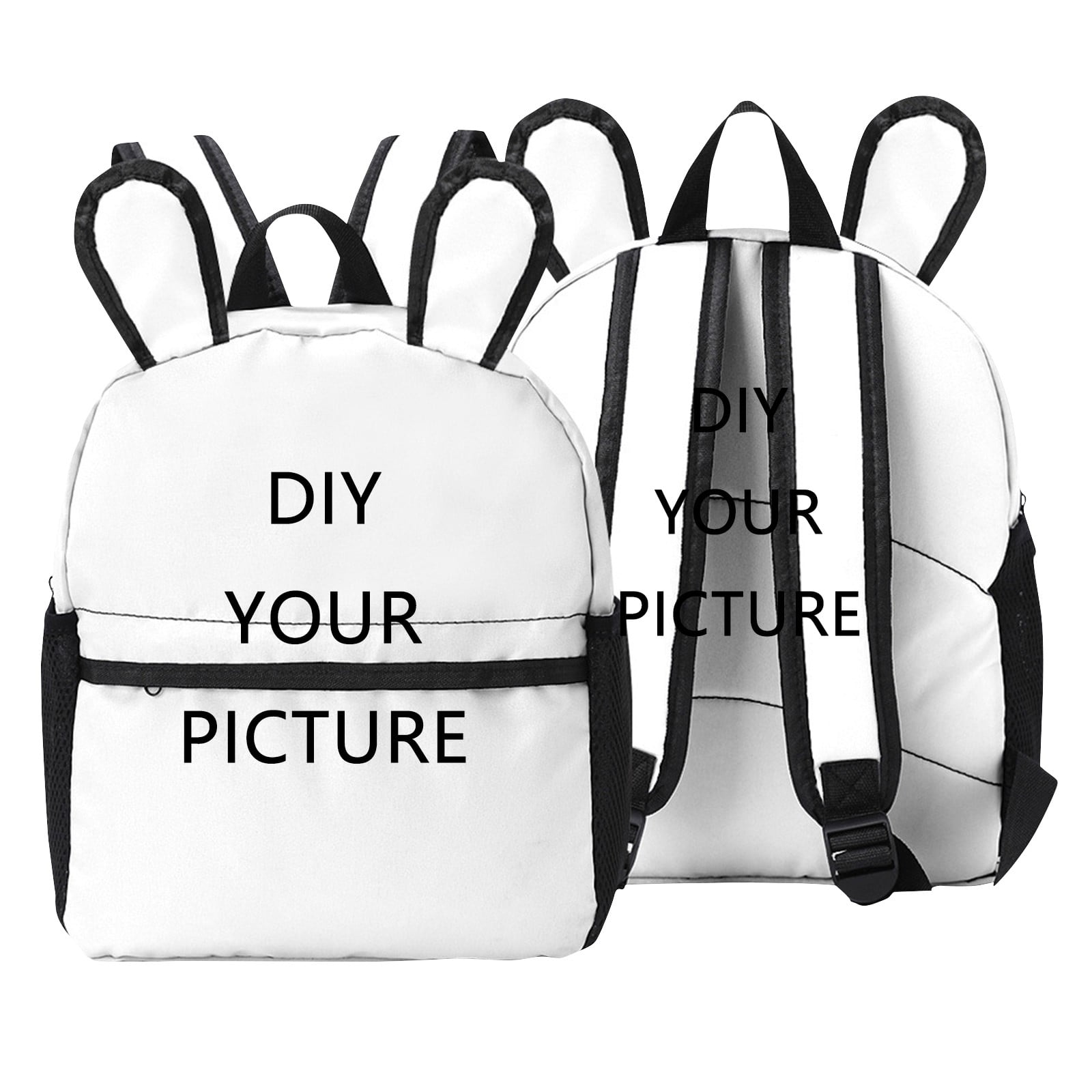 HeaDream DIY Rabbit Ears Travel Bag Back to School Supplies, Cartoon ...