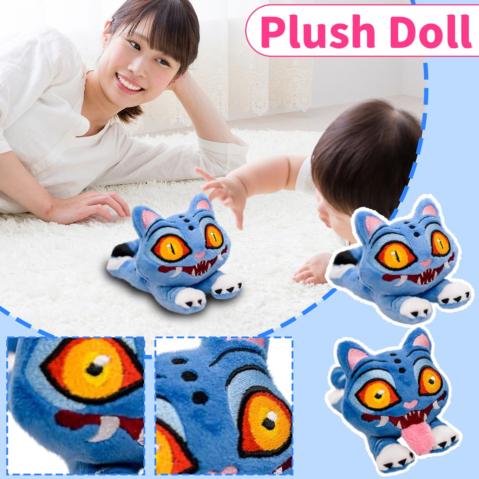 HeaDream Demon Hunter Tiger Monster Plushie: Cute and Collectible ...