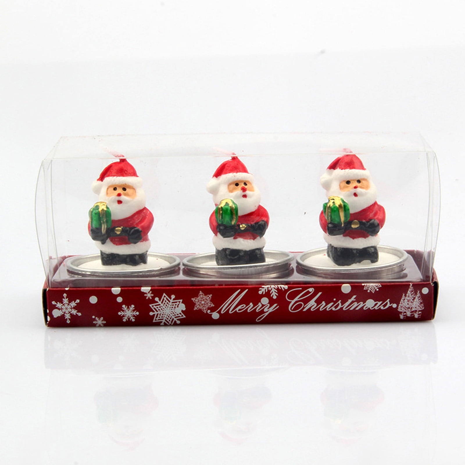 HeaDream Festival Gifts Cute Christmas Candles Santa Snowman Candles ...