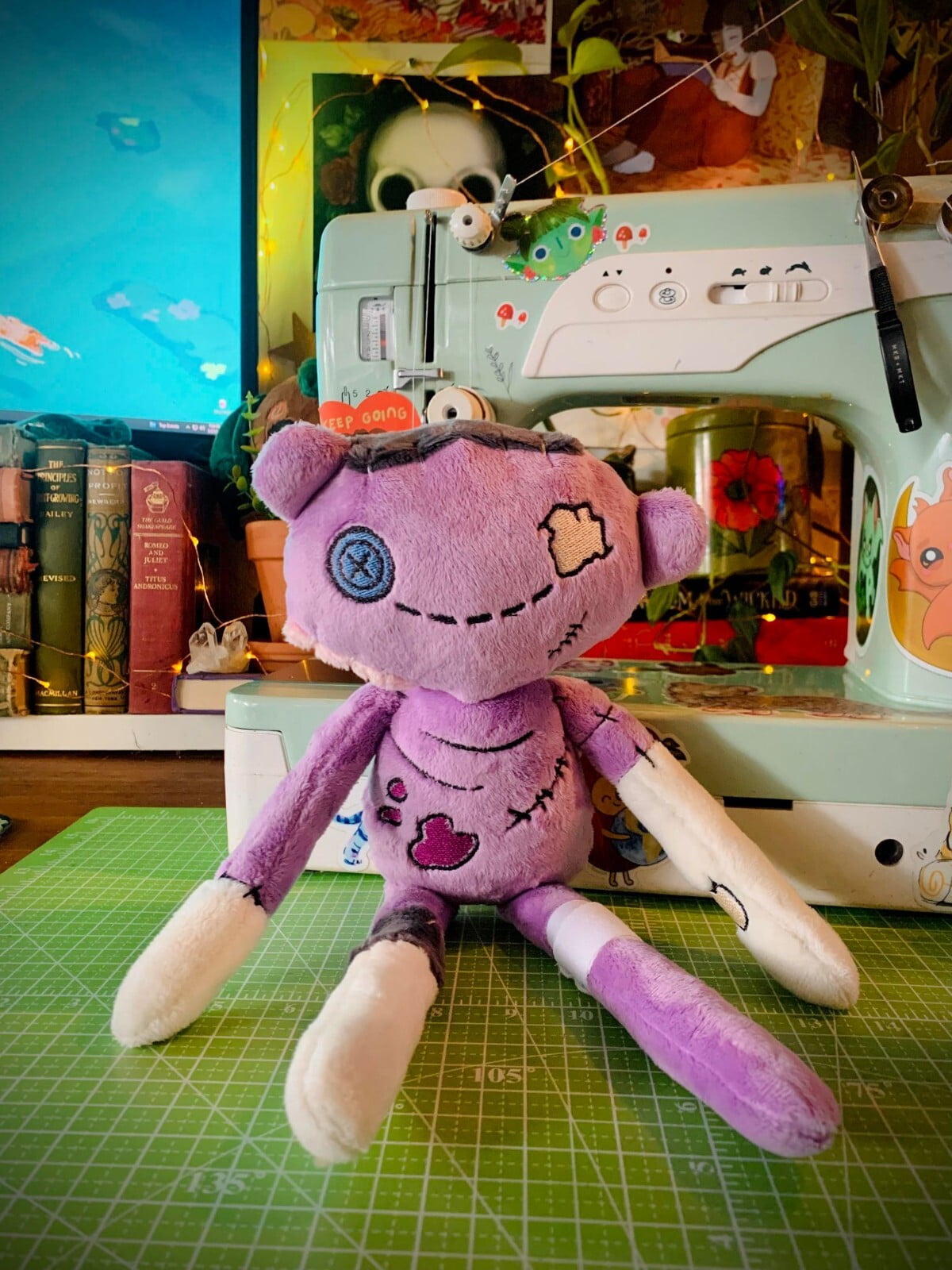 HeaDream Hambo Plush Adventure Time Plush Handmade Plush Marcy's Bear ...