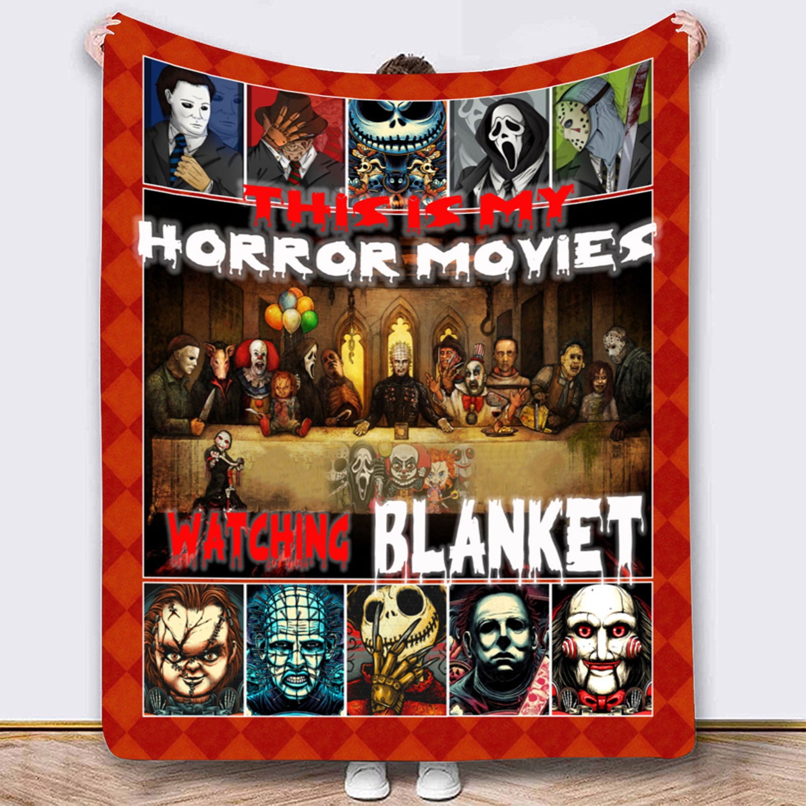HeaDream Home Decor Creepy Horror Movie Atmosphere Watching Blanket ...