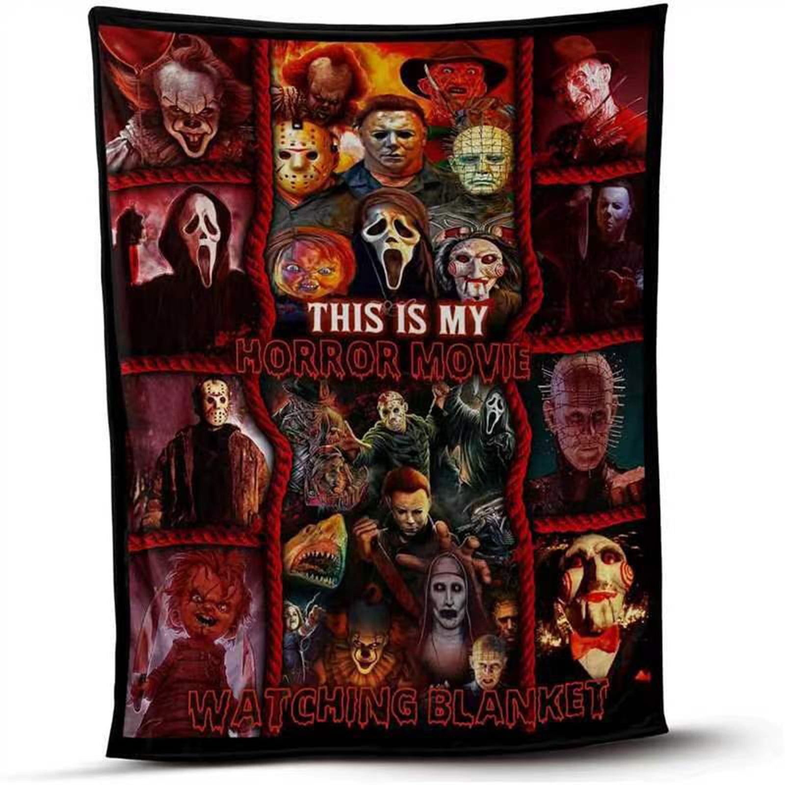 HeaDream Home Decor Creepy Horror Movie Atmosphere Watching Blanket ...