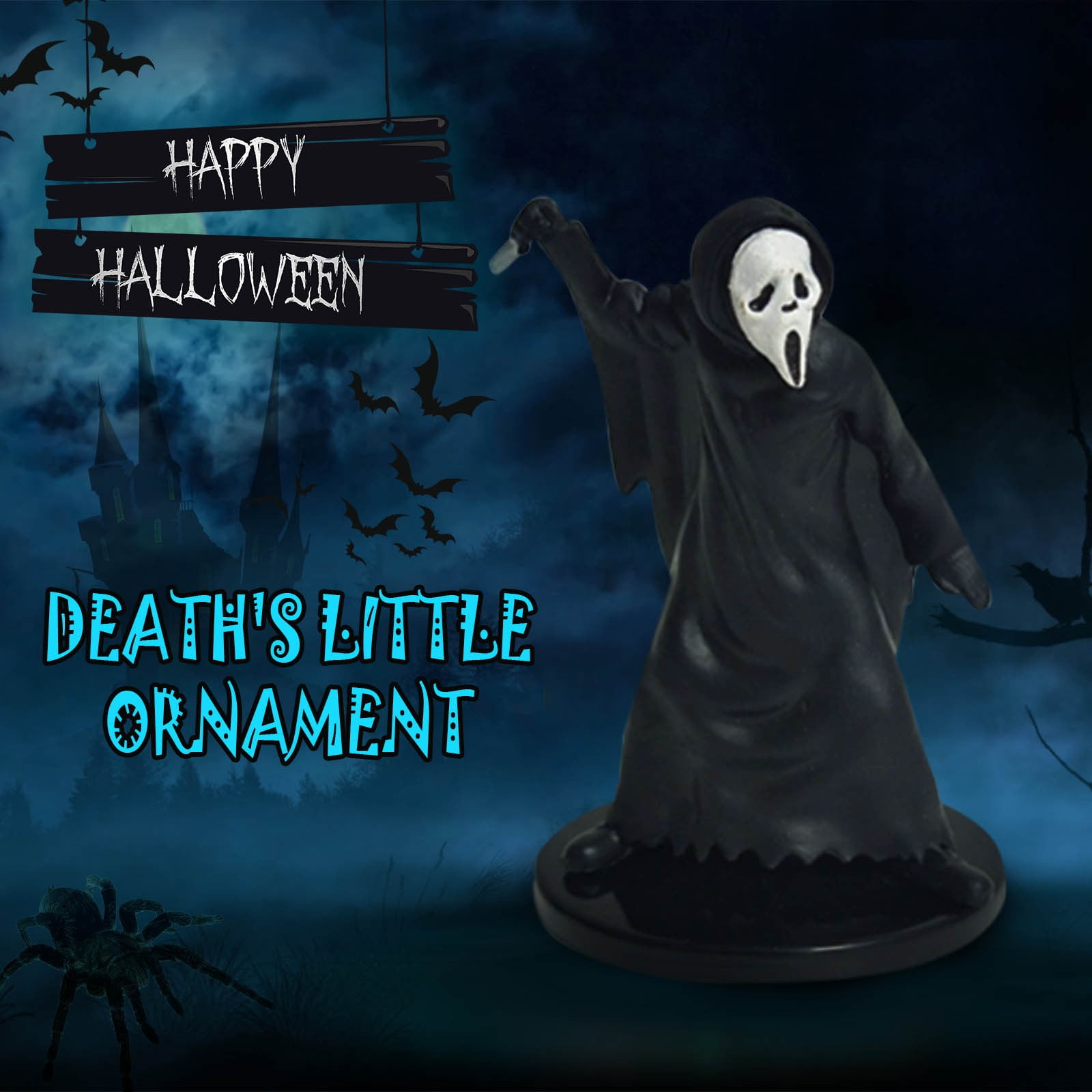 HeaDream Scream Toy Ghostface Ornament, 2.16" Horror Style Movie Figure ...