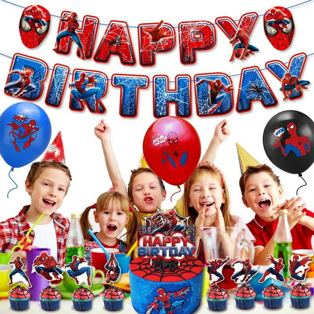 HeaDream Spider-man Party Supplies, Party Decorations Spider-man ...