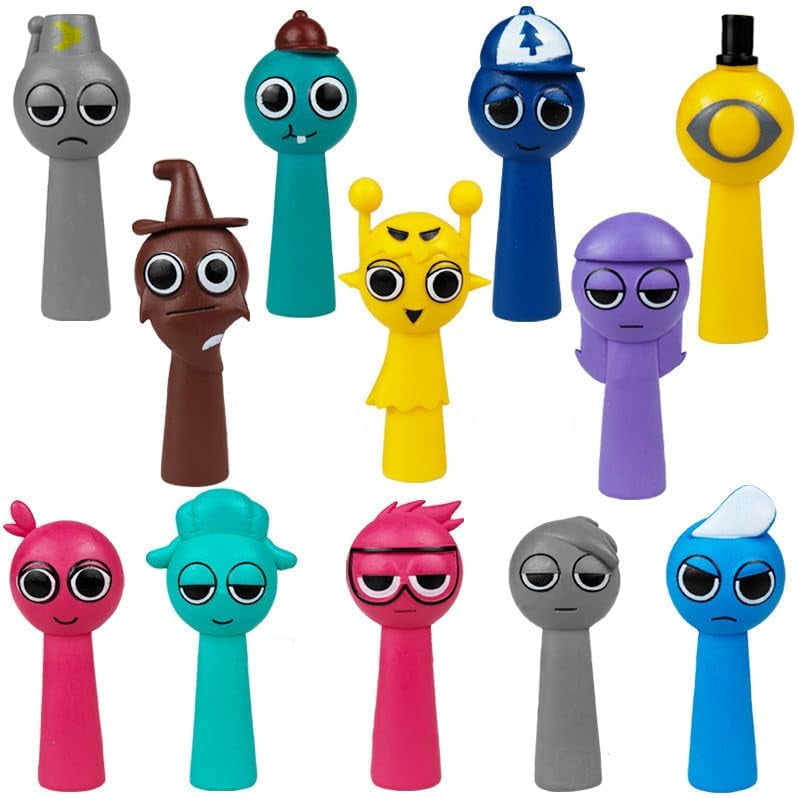 HeaDream Sprunki Action Figures, Sprunky Toy Whole Set Oren Reddy Fun ...