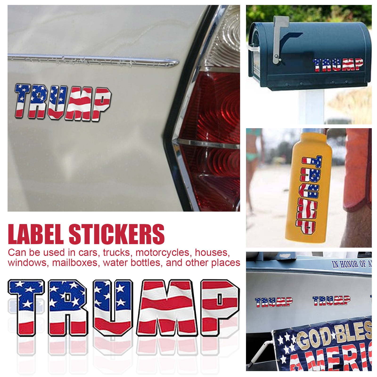 HeaDream Trump 2024 Stickers for Kids 10PCS Trump Letter Stickers, Cute ...