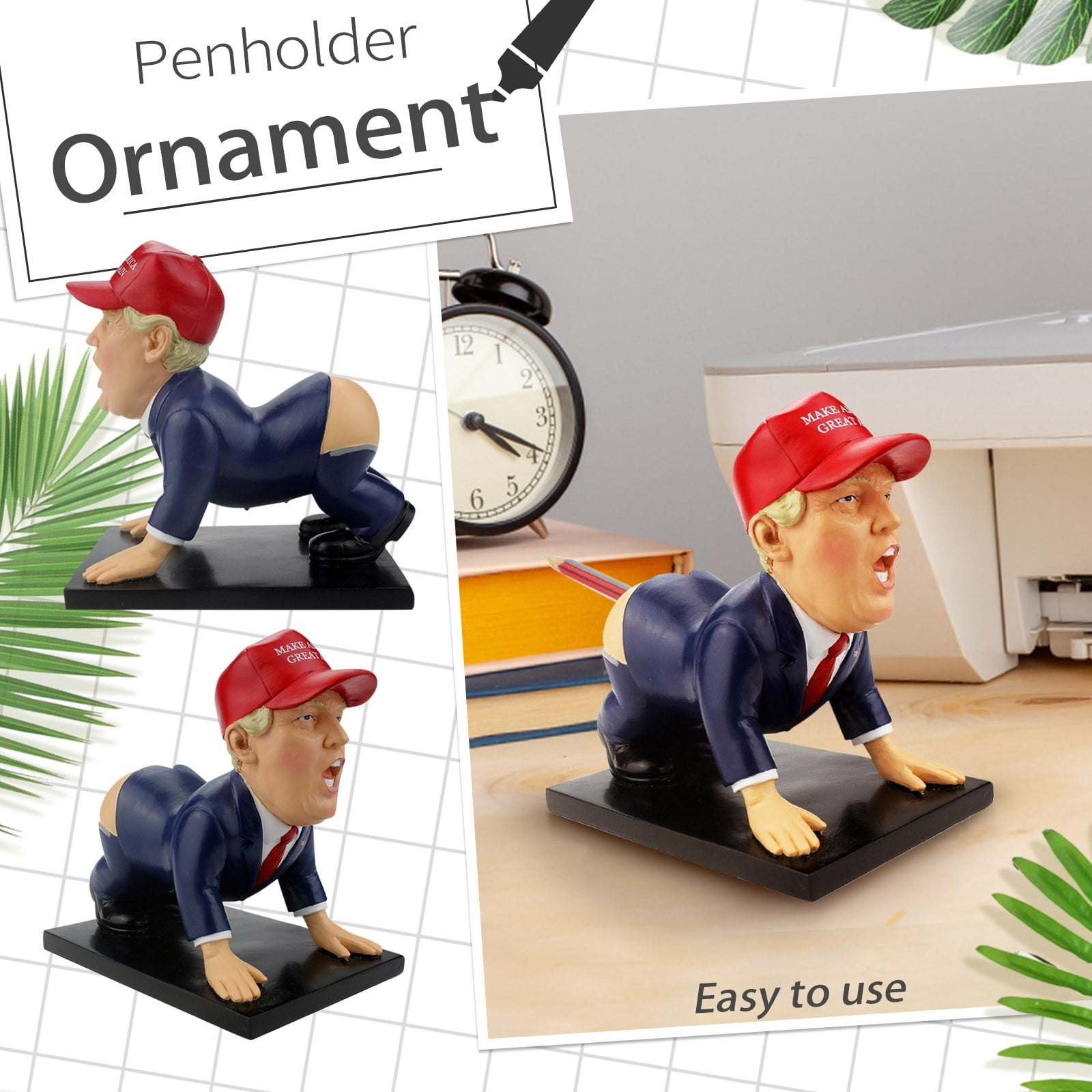 HeaDream Trump Action Figure Trump Merchandise, Cartoon Theme Model ...