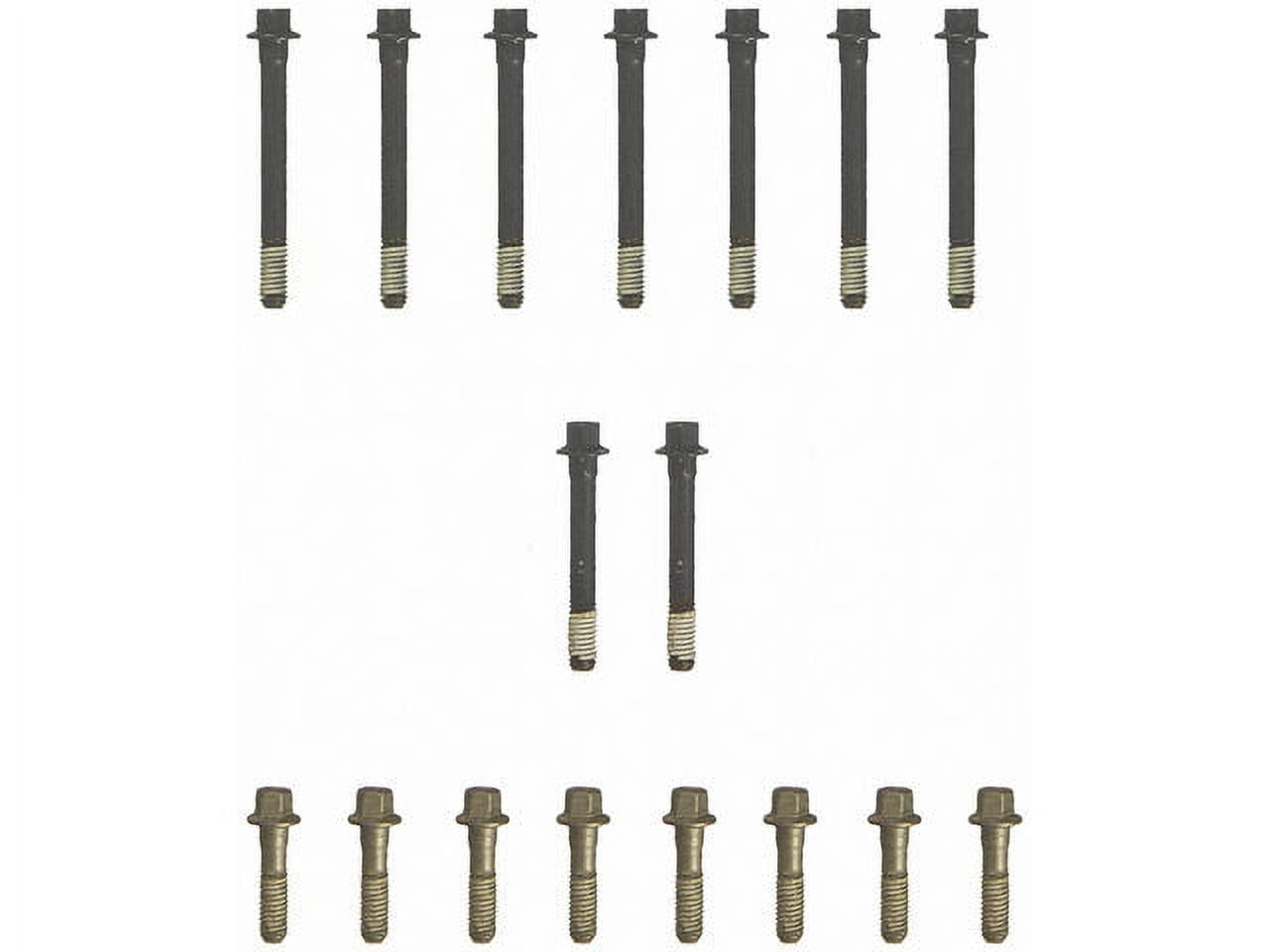 Head Bolt Set - Compatible with 1975 - 1995 Chevy G20 1976 1977 1978 ...