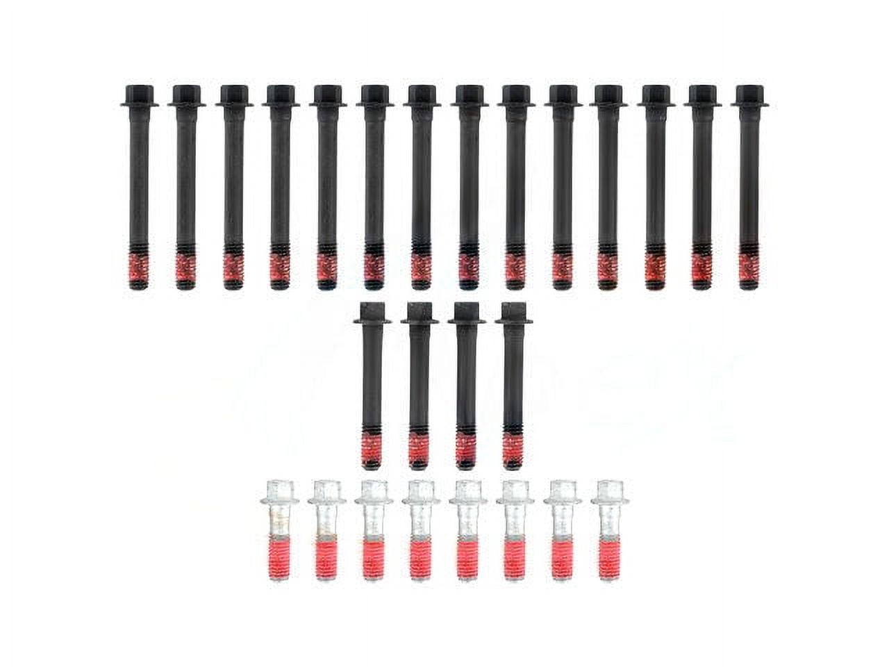 Head Bolt Set - Compatible with 1988 - 1999 Chevy C1500 1989 1990 1991 ...