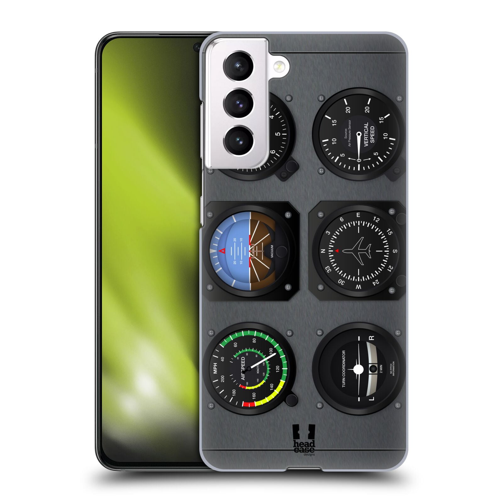 Head Case Designs Aircraft Cockpit Dashboard Airplane Hard Back Case ...
