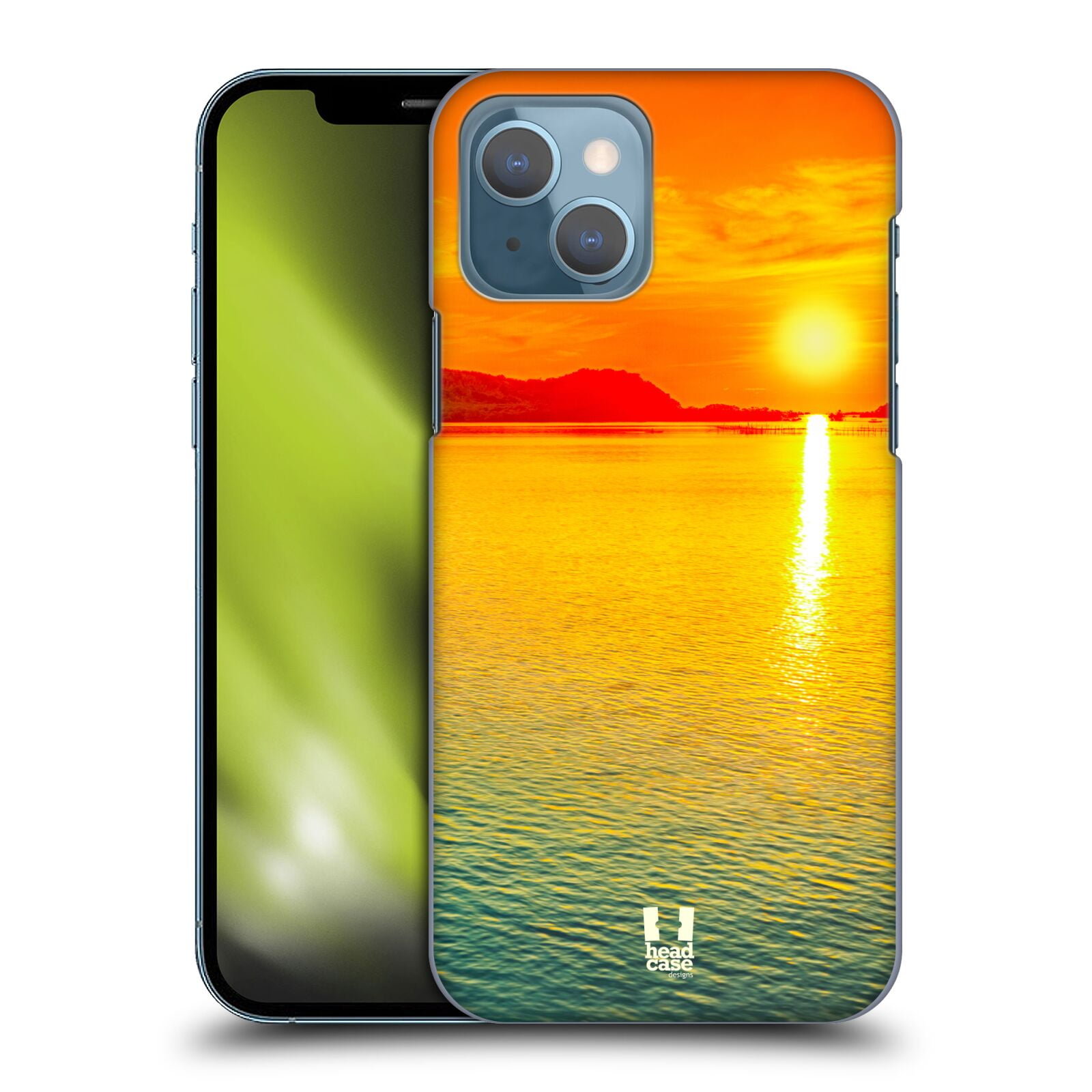 Head Case Designs Beautiful Beaches Ombre Sunset Over The Sea Hard Back ...