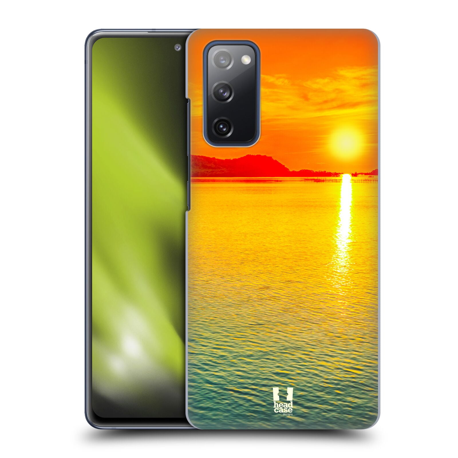 Head Case Designs Beautiful Beaches Ombre Sunset Over The Sea Hard Back Case Compatible with ...