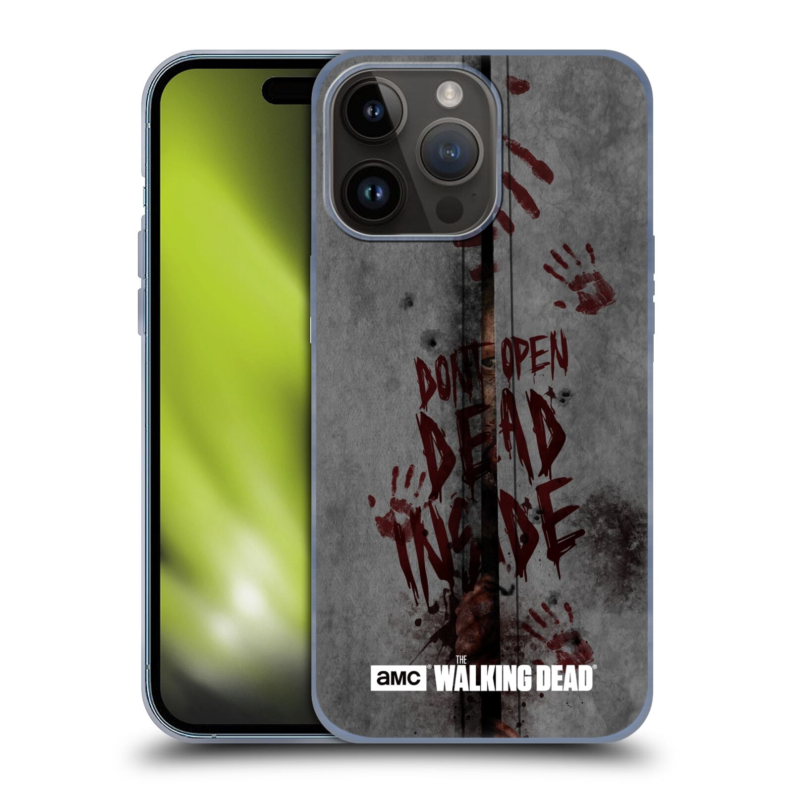 Head Case Designs Officially Licensed AMC The Walking Dead Typography Dead Inside Soft Gel Case ...