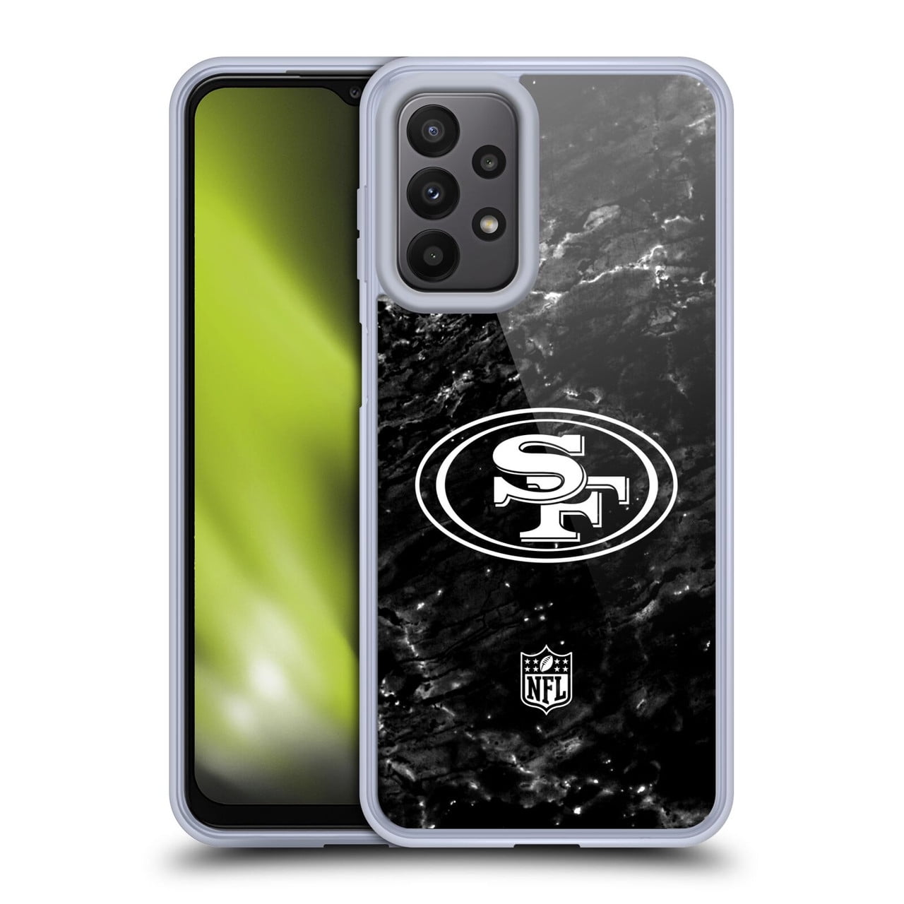 Head Case Designs NFL San Francisco 49ers Artwork Marble Soft Gel Case ...