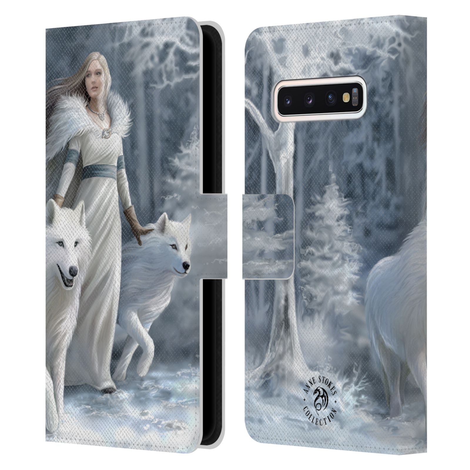 Head Case Designs Officially Licensed Anne Stokes Wolves Winter ...