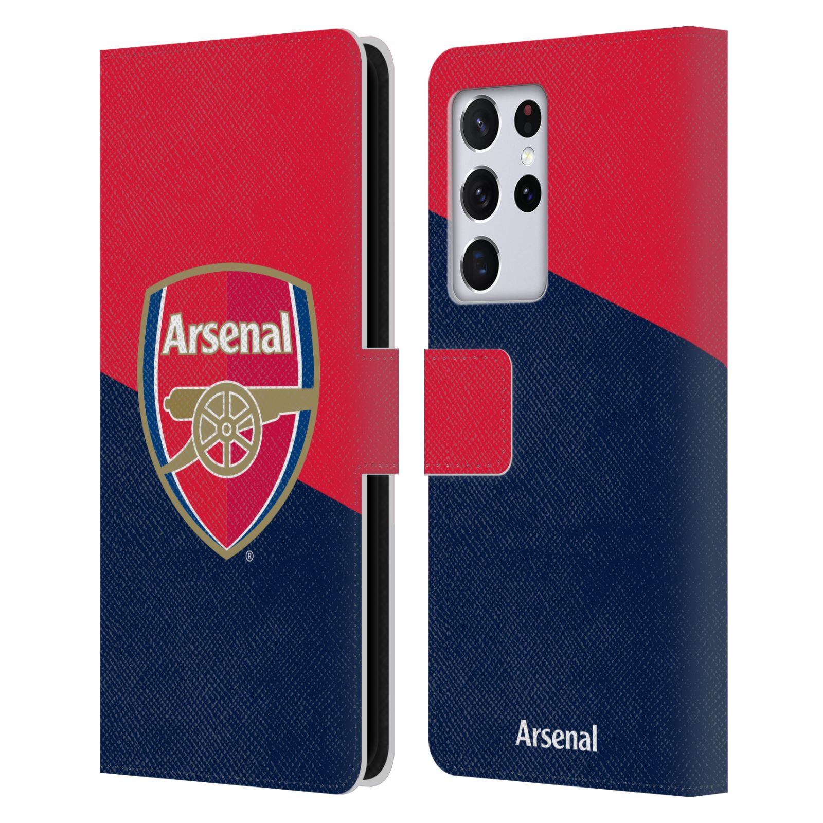 Head Case Designs Officially Licensed Arsenal FC Crest 2 Red & Blue ...