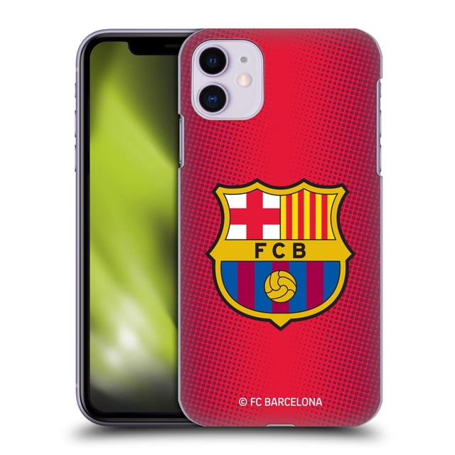 Head Case Designs Officially Licensed FC Barcelona Crest Halftone Hard ...
