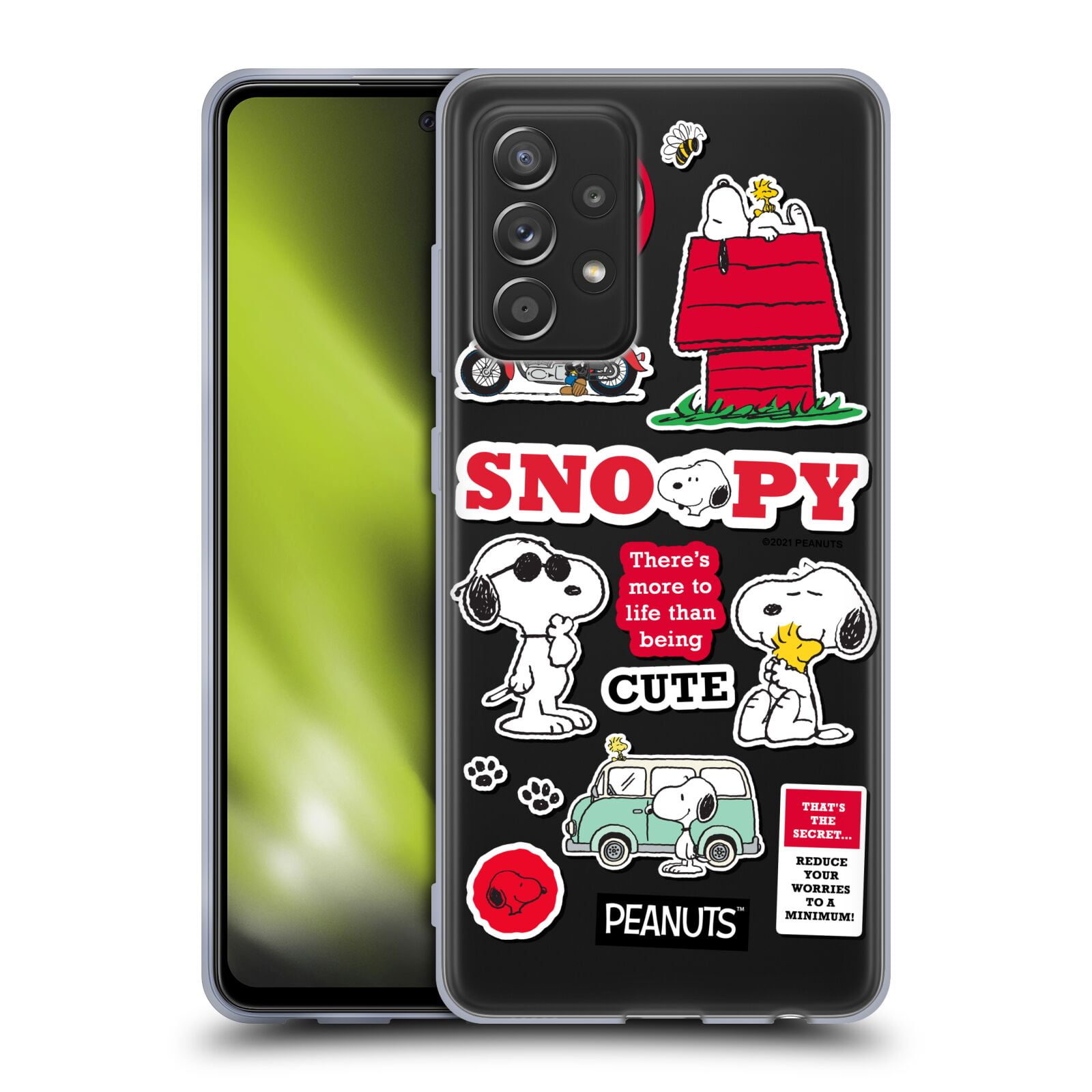 Head Case Designs Officially Licensed Peanuts Trends Snoopy Sticker Print Soft Gel Case ...